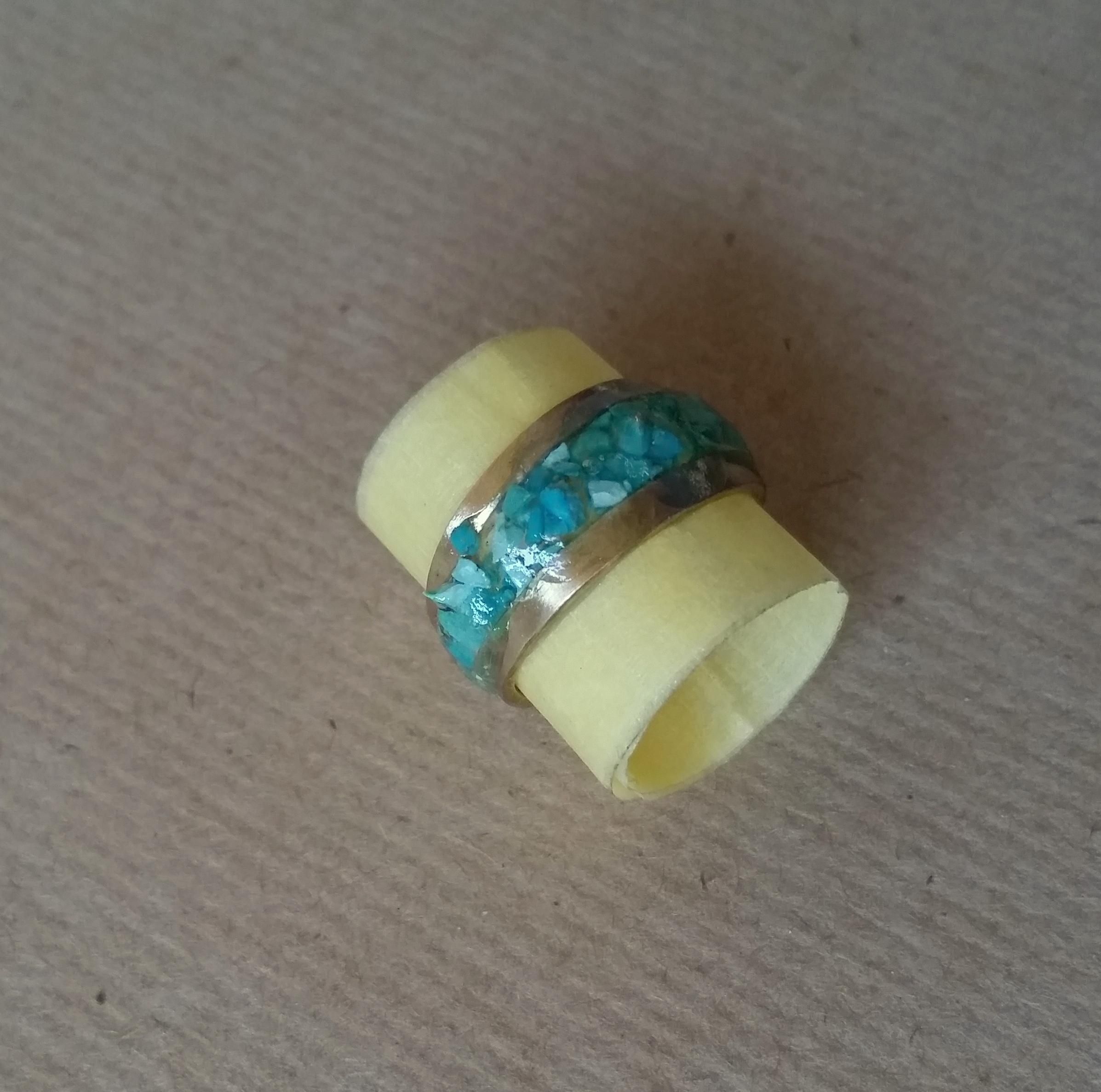 Hand-Forged Ring With CA Glue Inlay : 9 Steps (with Pictures ...