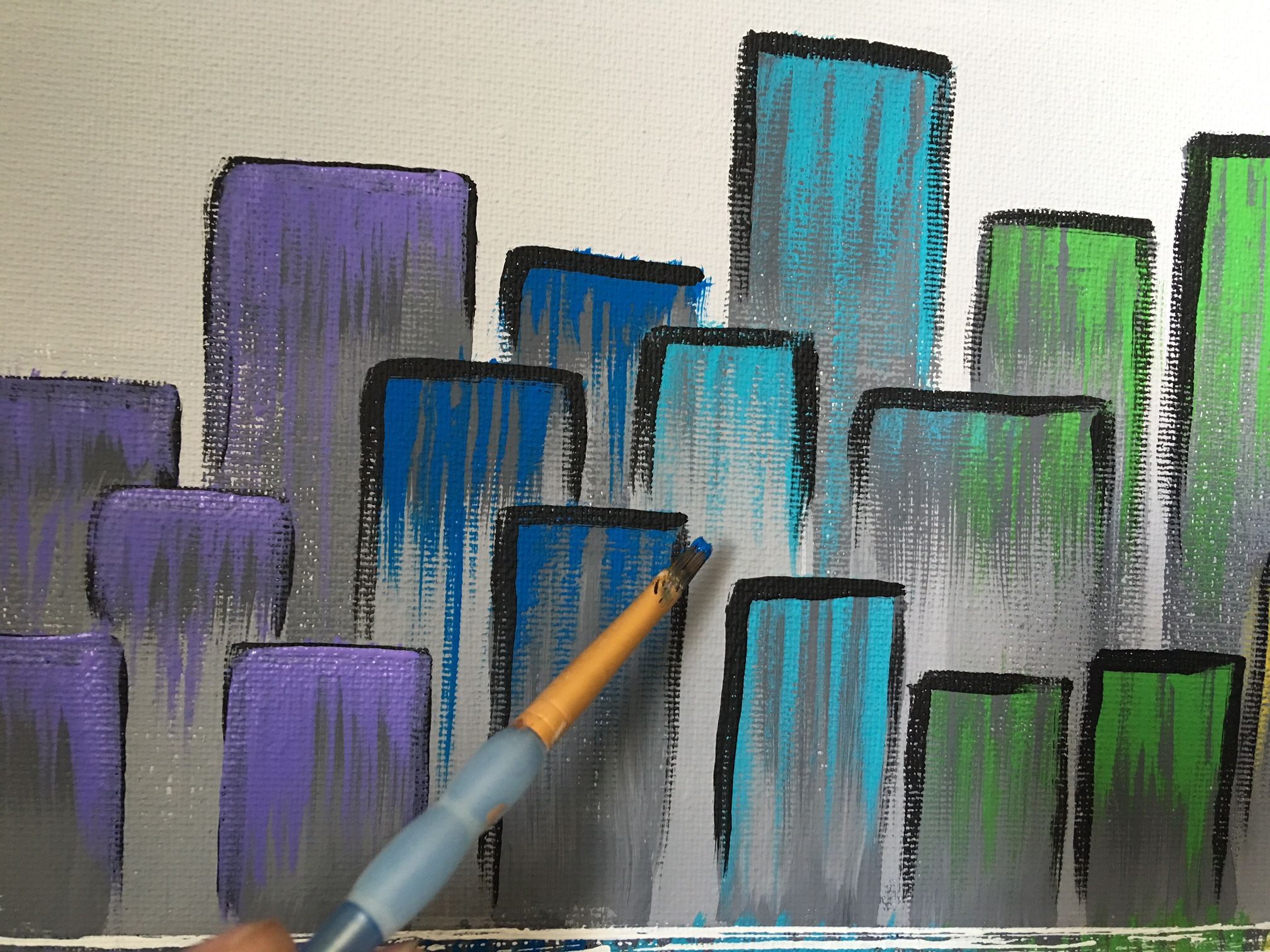 Cityscape Painting : 9 Steps (with Pictures) - Instructables