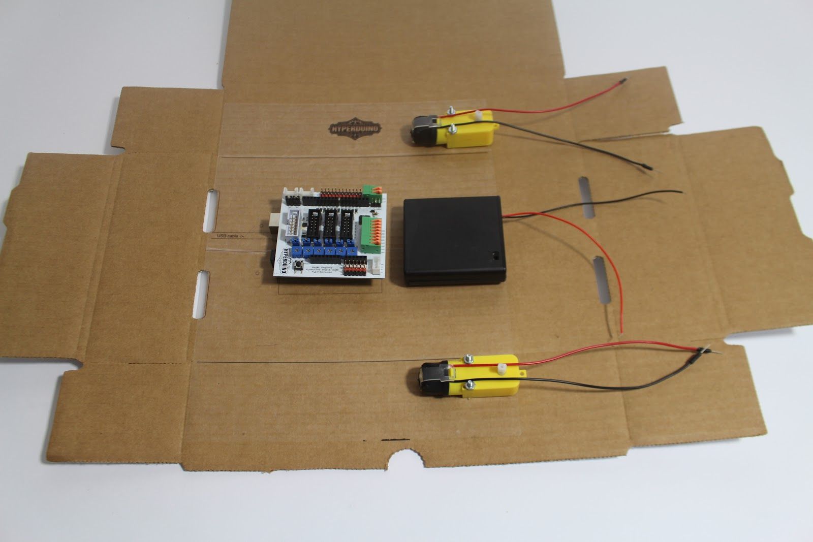 Your Own Smart Car & Beyond HyperDuino+R V3.5R With Funduino/Arduino : 4 Steps - Instructables