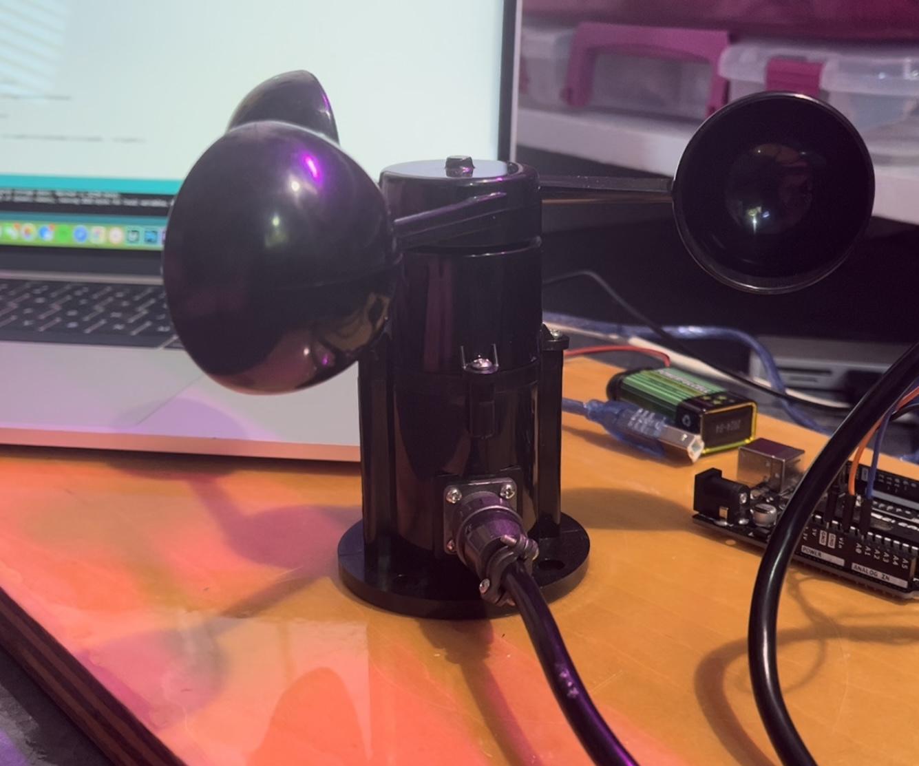 How To Use An Adafruit Anemometer Sensor With Arduino 6 Steps Instructables