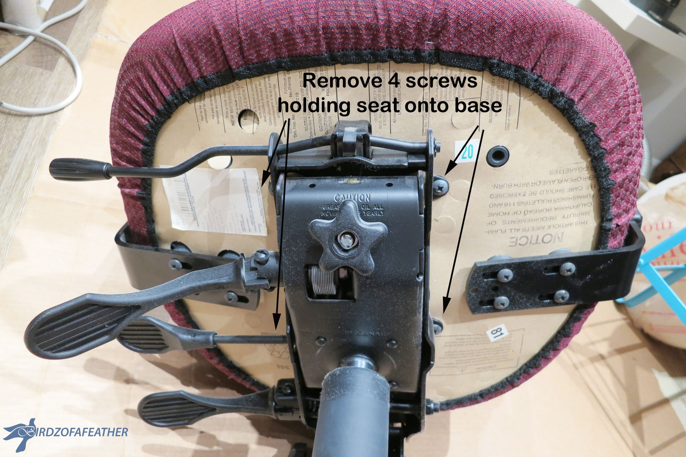 Reupholster an Office Chair : 16 Steps (with Pictures) - Instructables