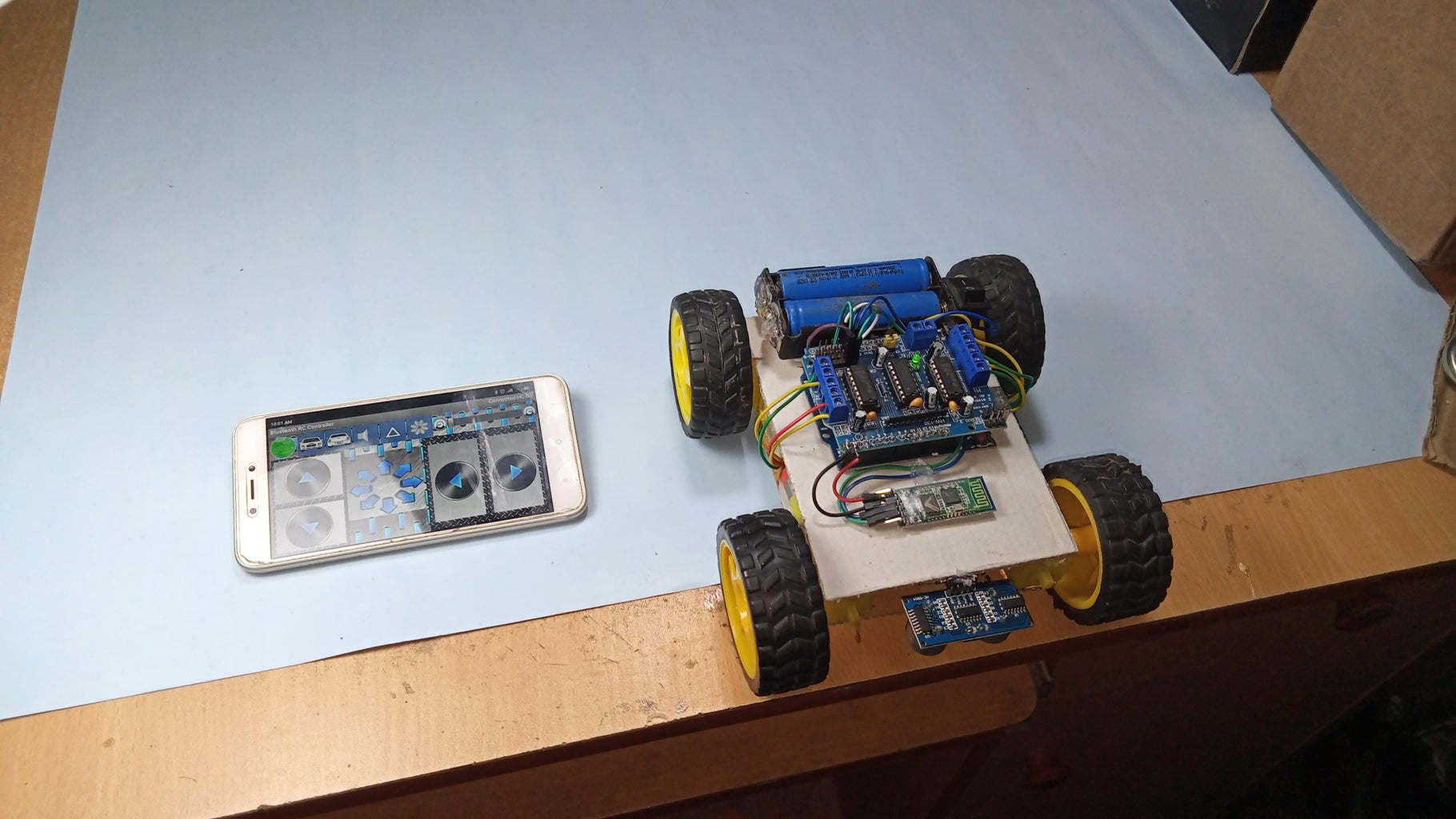 How To Make Table Edge Avoiding Robot Madewitharduino 8 Steps With Pictures Instructables