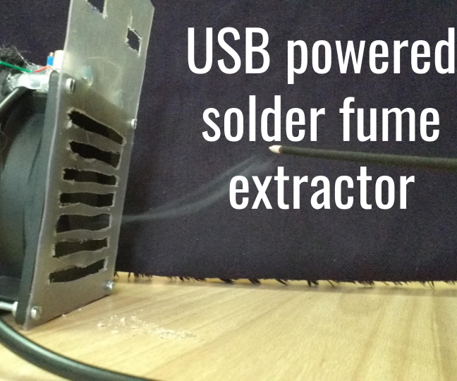 USB Powered Solder Fume Extractor : 6 Steps (with Pictures) - Instructables