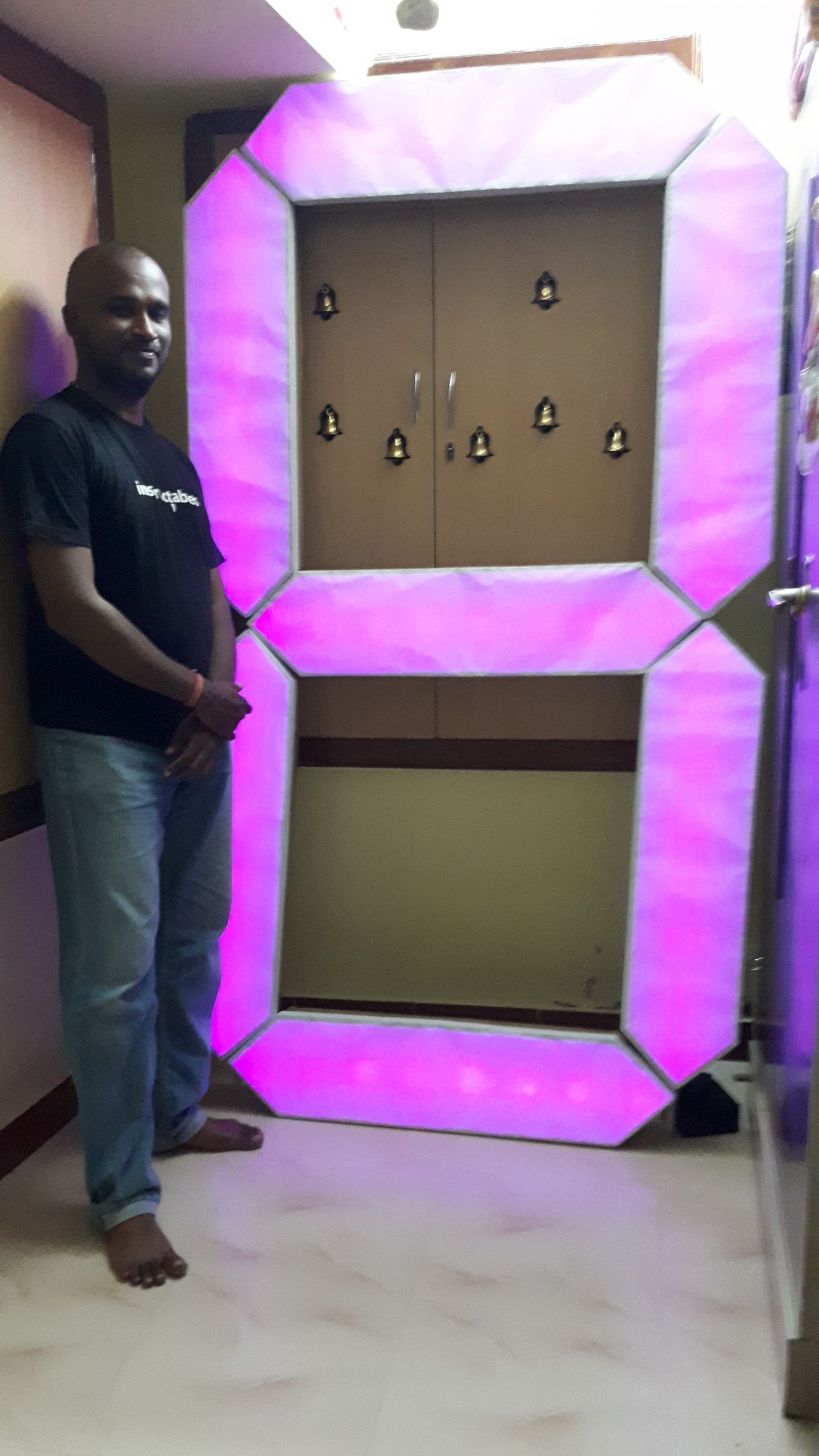 7 Feet 7 Segment RGB Display With BT App : 22 Steps (with Pictures ...