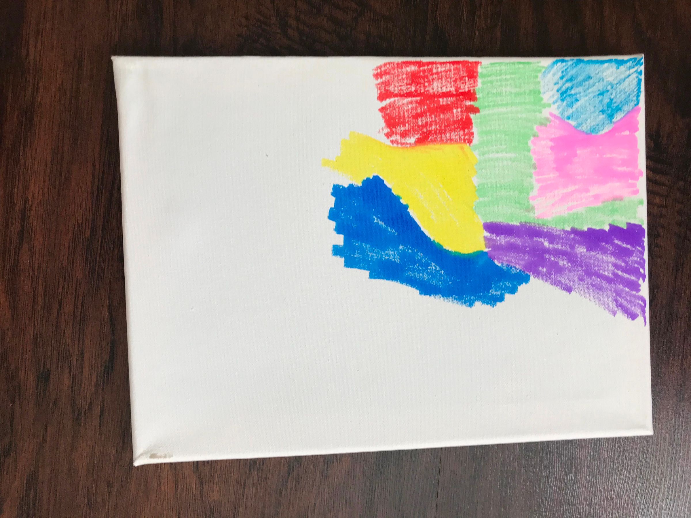 How to Make Marker and Rubbing Alcohol Art on a Canvas : 5 Steps ...