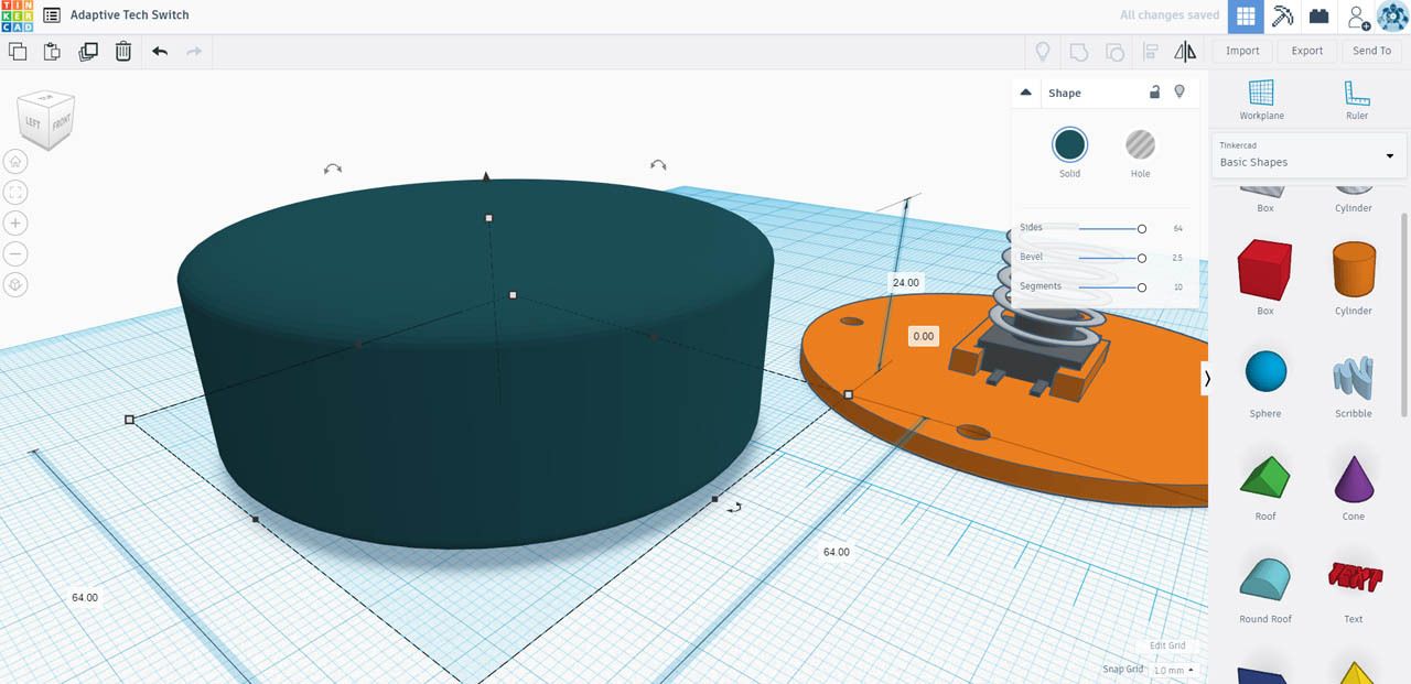Create Adaptive Switches With TinkerCAD and 3D Printing : 8 Steps (with ...