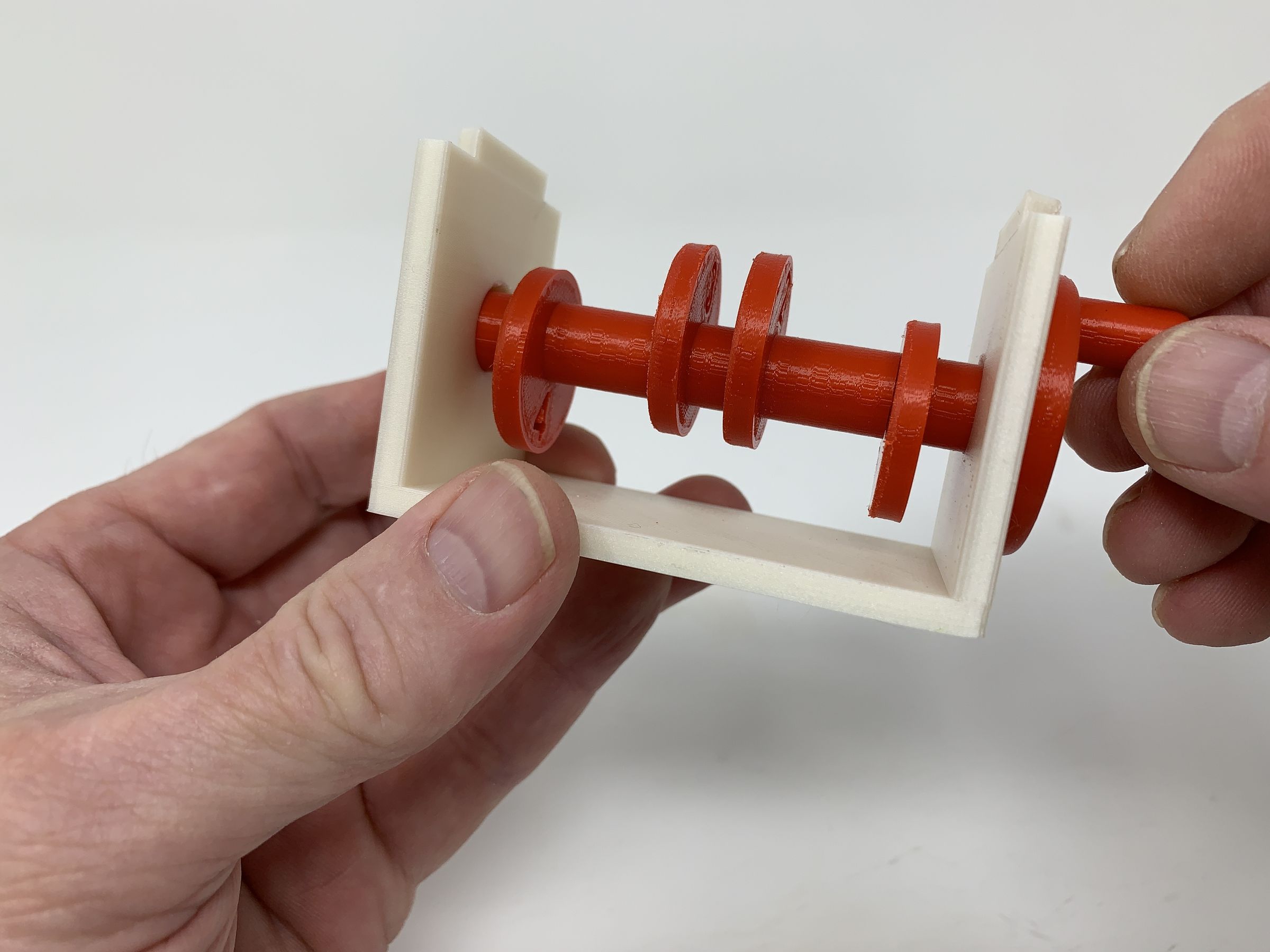 "Lora and I", a Simple 3D Printed Automaton. : 4 Steps (with Pictures ...