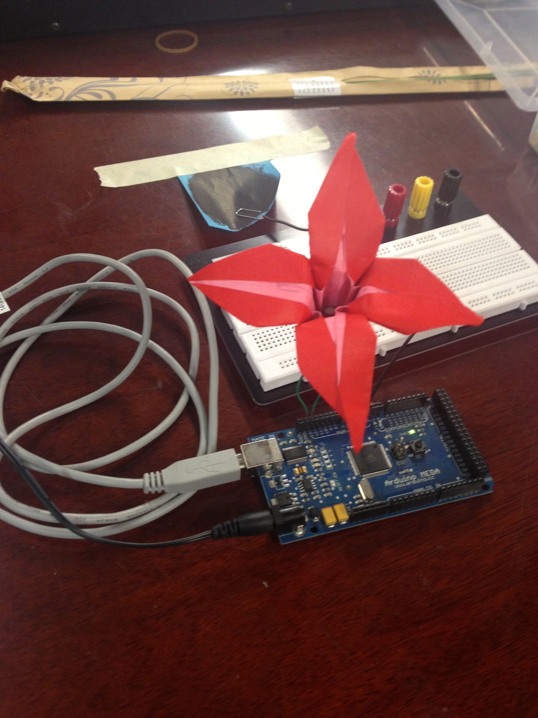 Proximity Sensing Origami Flower : 5 Steps - Instructables