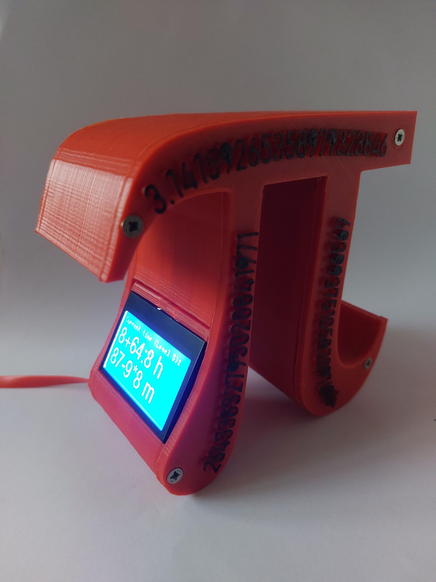 Pi-shaped Mental Arithmetics Clock : 13 Steps (with Pictures ...