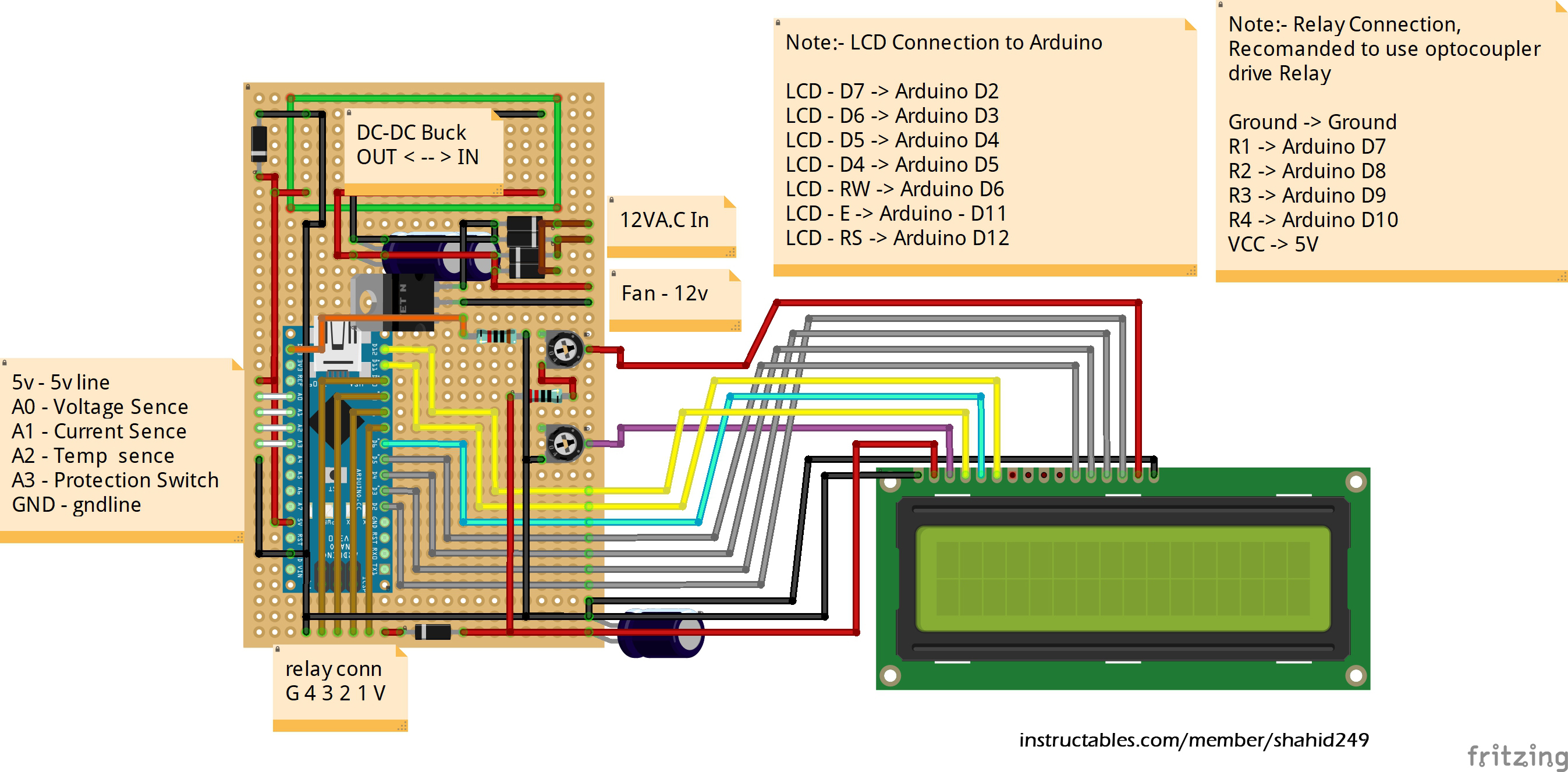 Make A.C 220 Volt Automatic Stabilizer Using Arduino NANO or UNO : 3 ...
