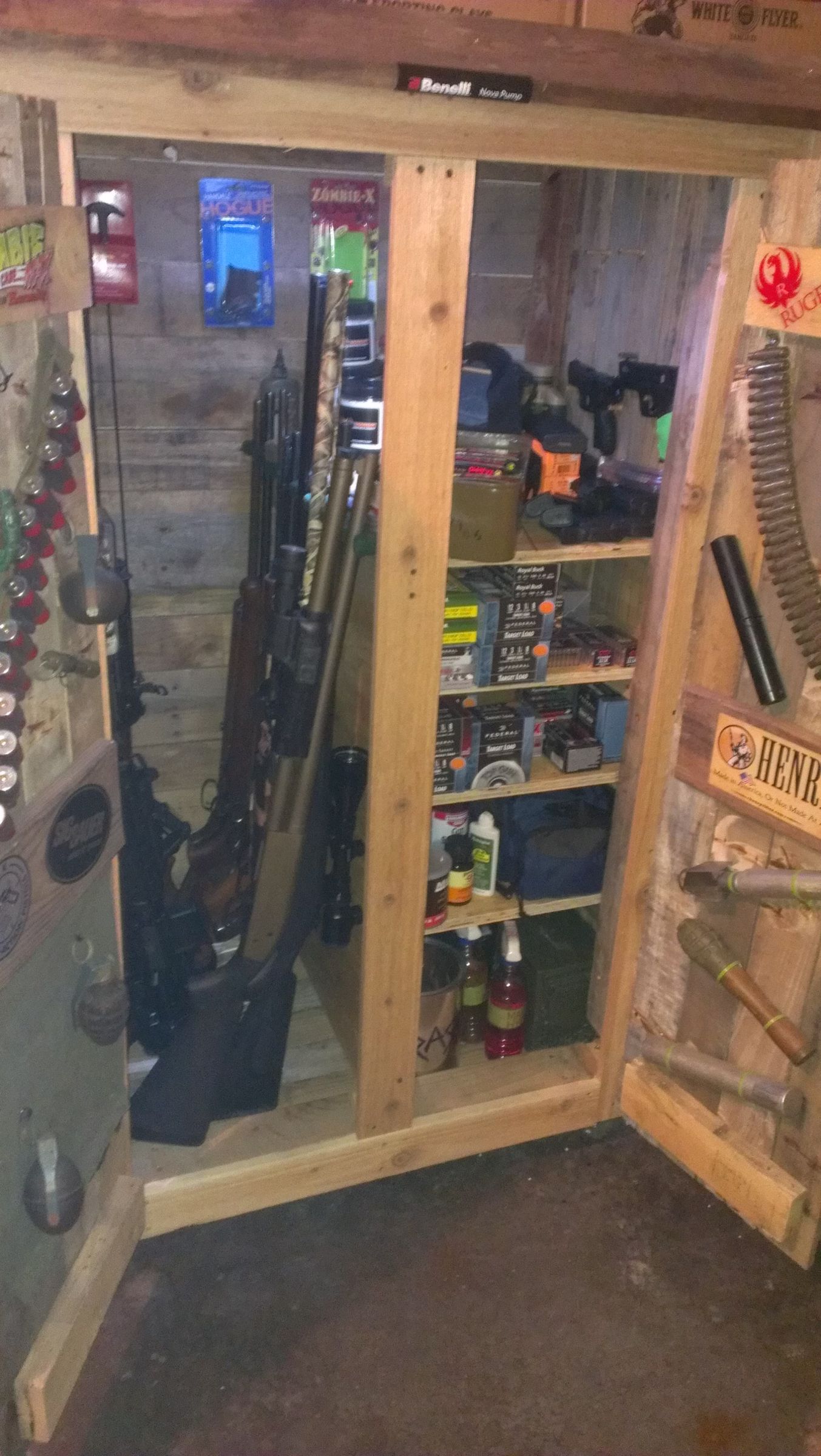 Homemade Gun Cabinet Designs
