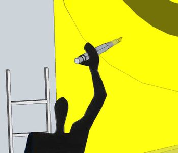 Projection Tracing Technique for Large Walls in Confined Spaces ...