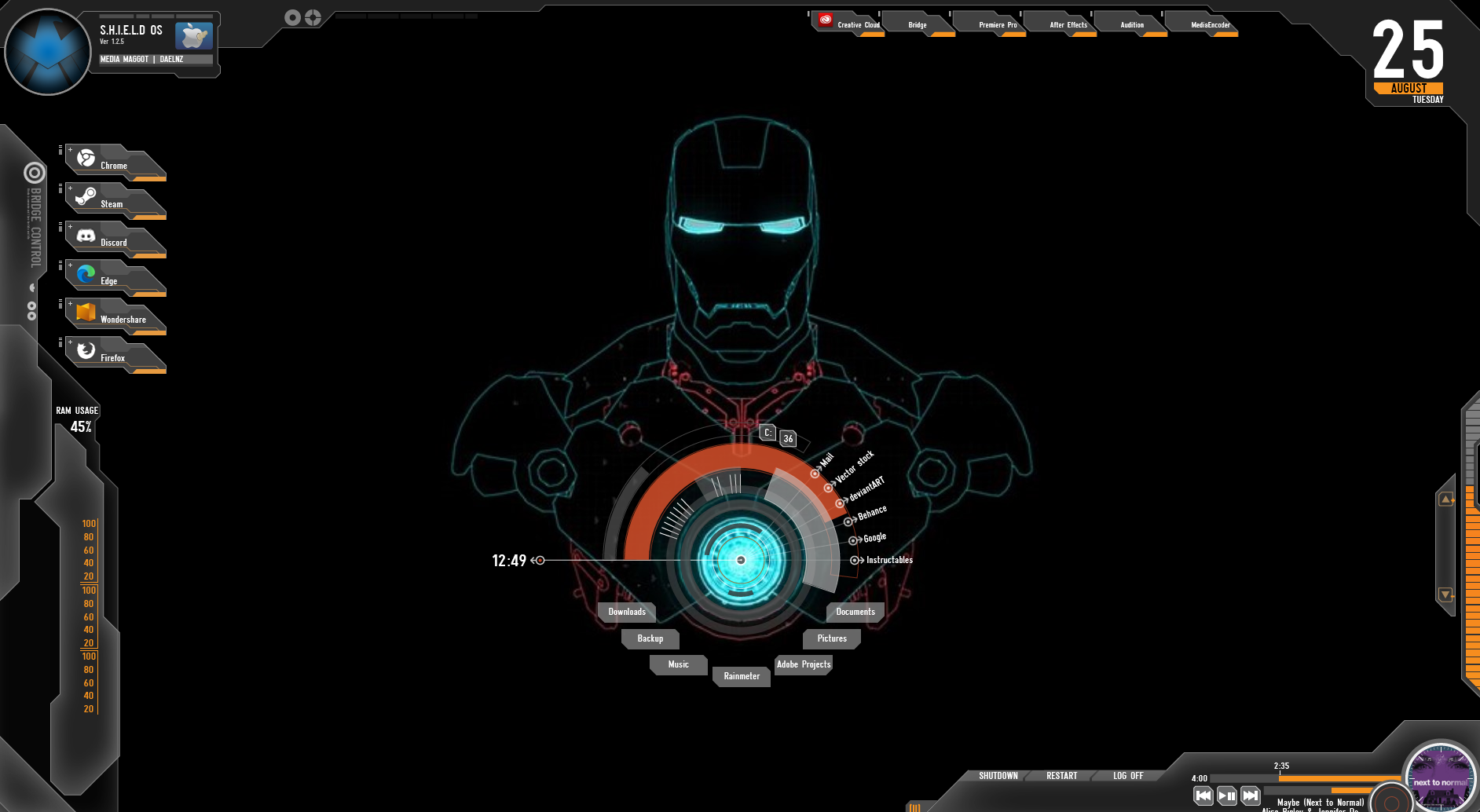 How to Customize Your Desktop to Iron Man Jarvis Interface : 3 Steps ...
