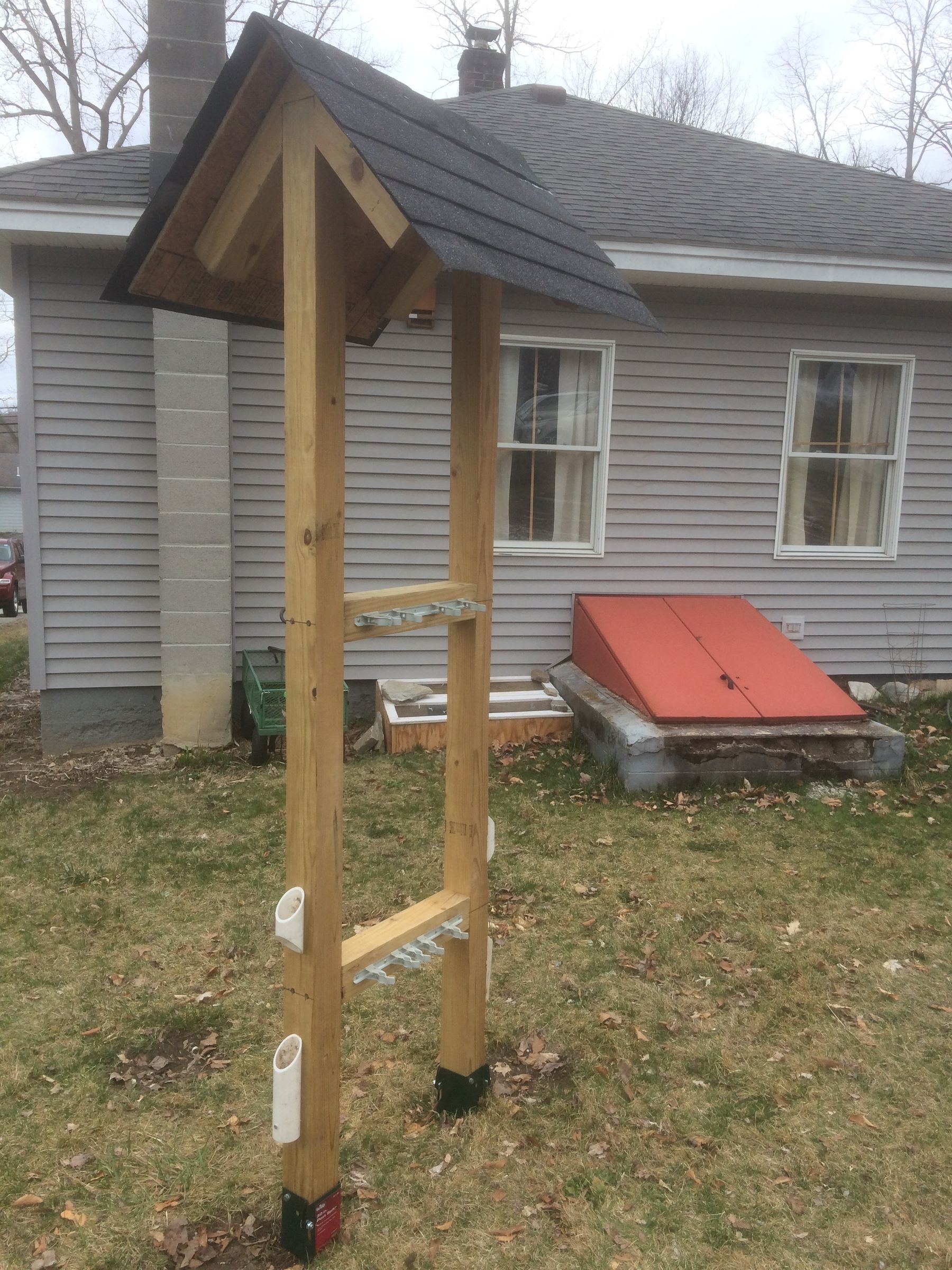 Build a Freestanding Open Tool Shed As a Self-isolation/self-reliance ...