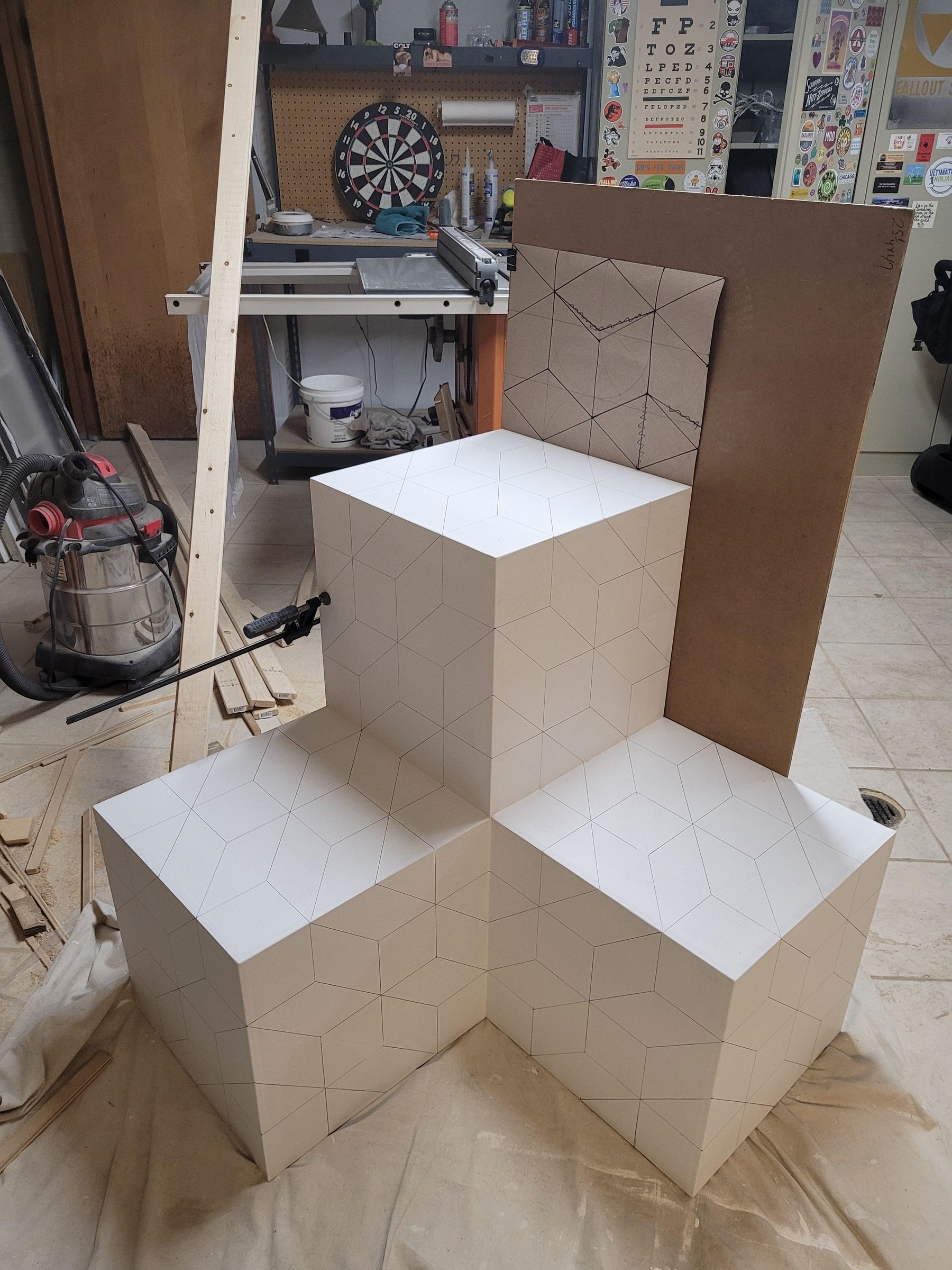 Rainbow Cubes Photo Backdrop : 6 Steps (with Pictures) - Instructables