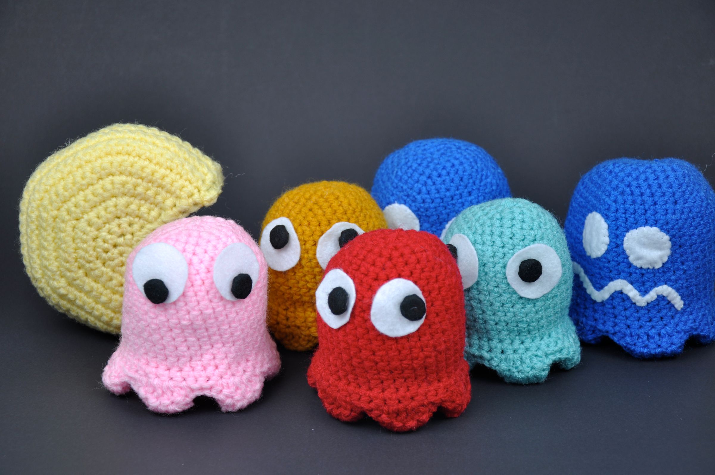 Crochet Pac-Man and Ghosts : 6 Steps (with Pictures) - Instructables