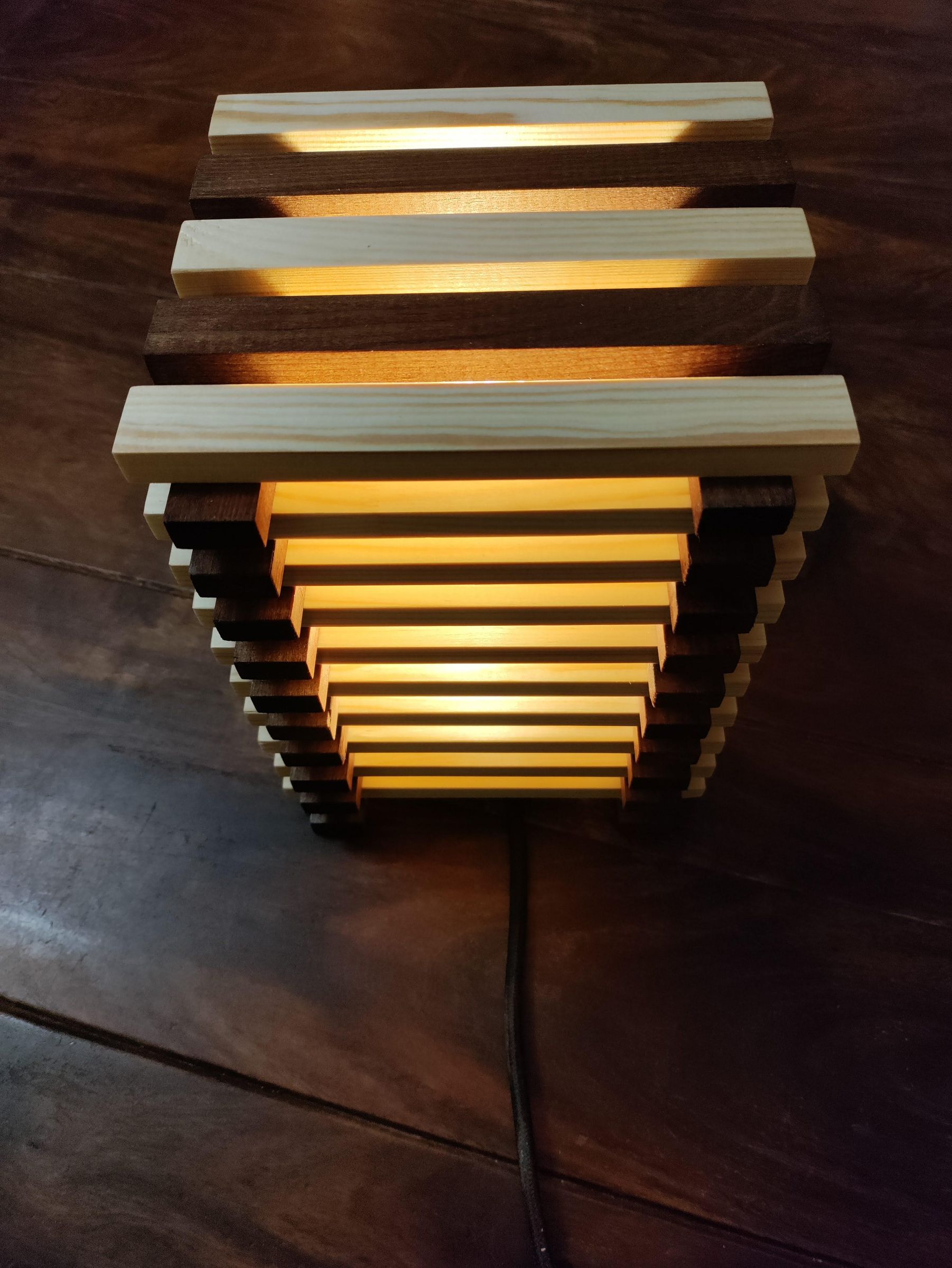 Wooden Sticks Lamp : 4 Steps (with Pictures) - Instructables