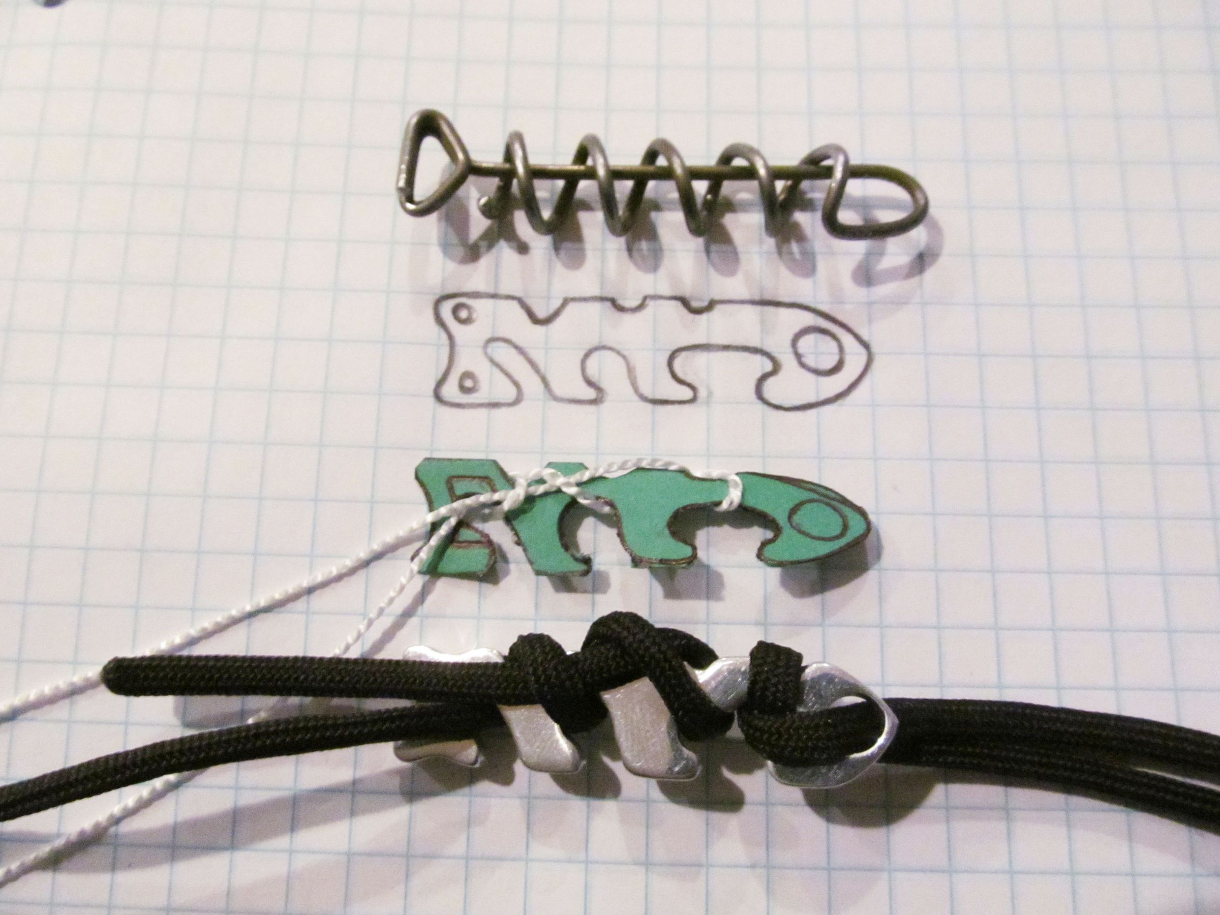 Fish Bone - Knotless Gear Tie : 8 Steps (with Pictures) - Instructables