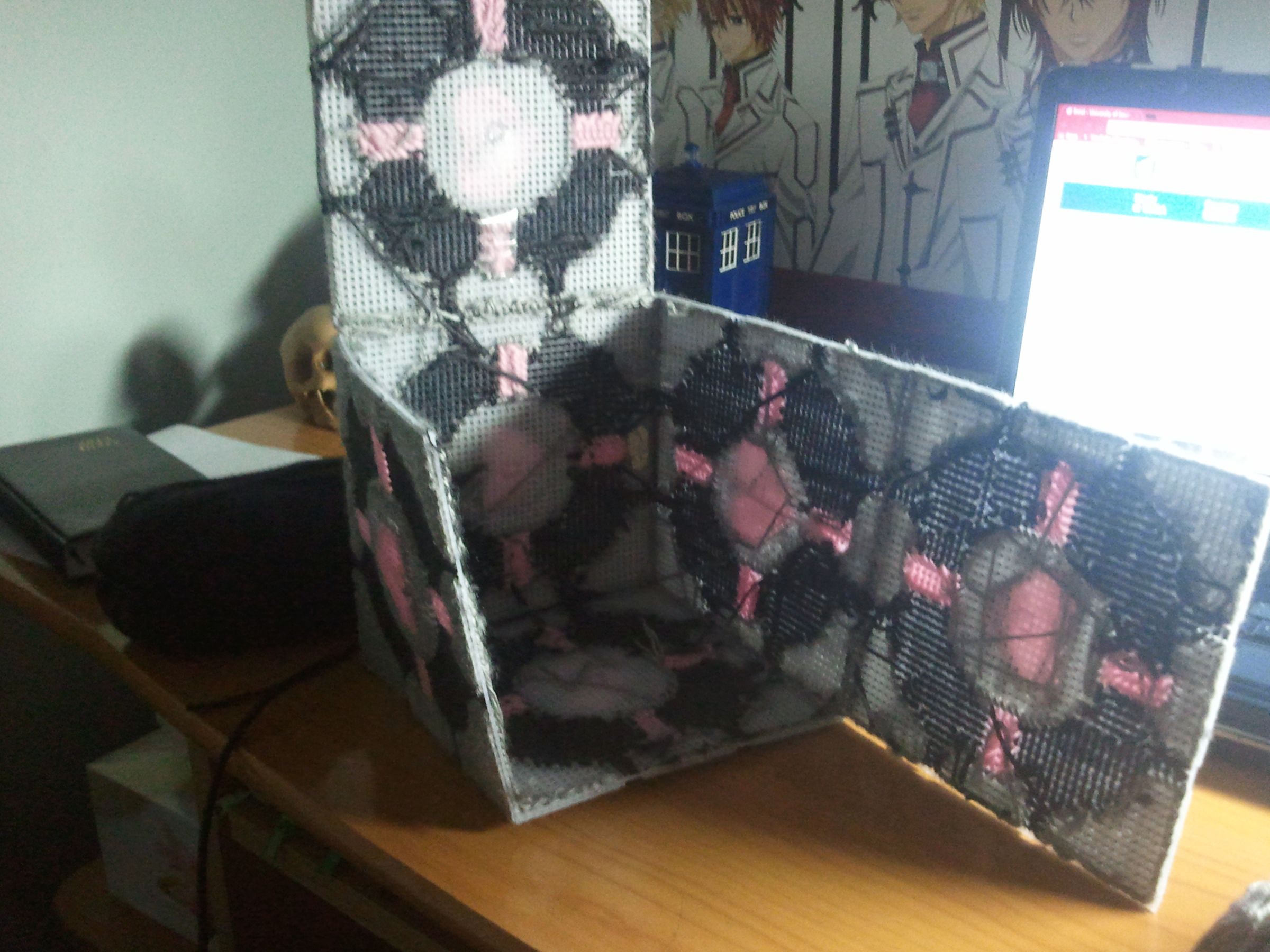 How to Make a Weighted Companion Cube! : 14 Steps (with Pictures ...