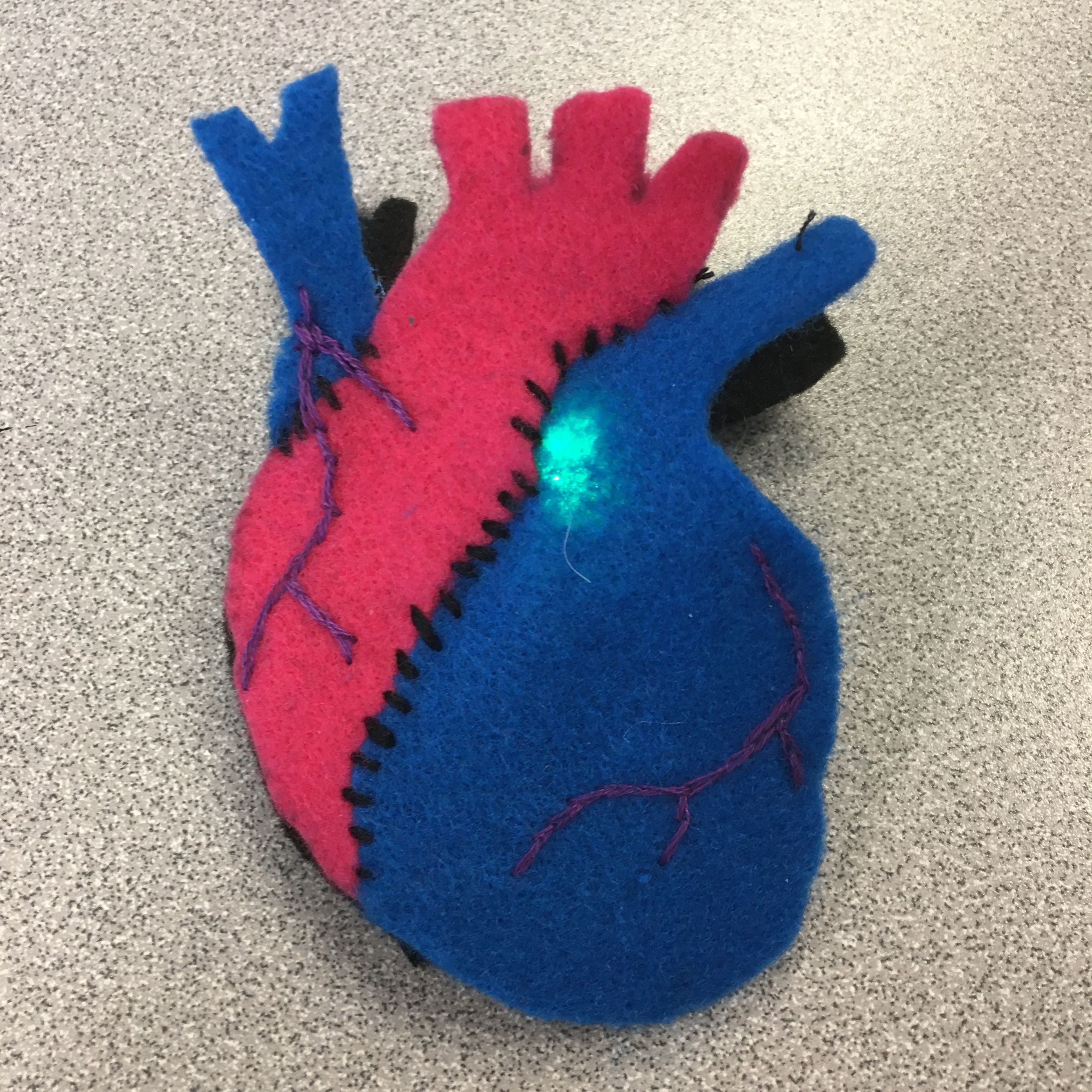 Flashing LED Tell-Tale Heart : 6 Steps (with Pictures) - Instructables