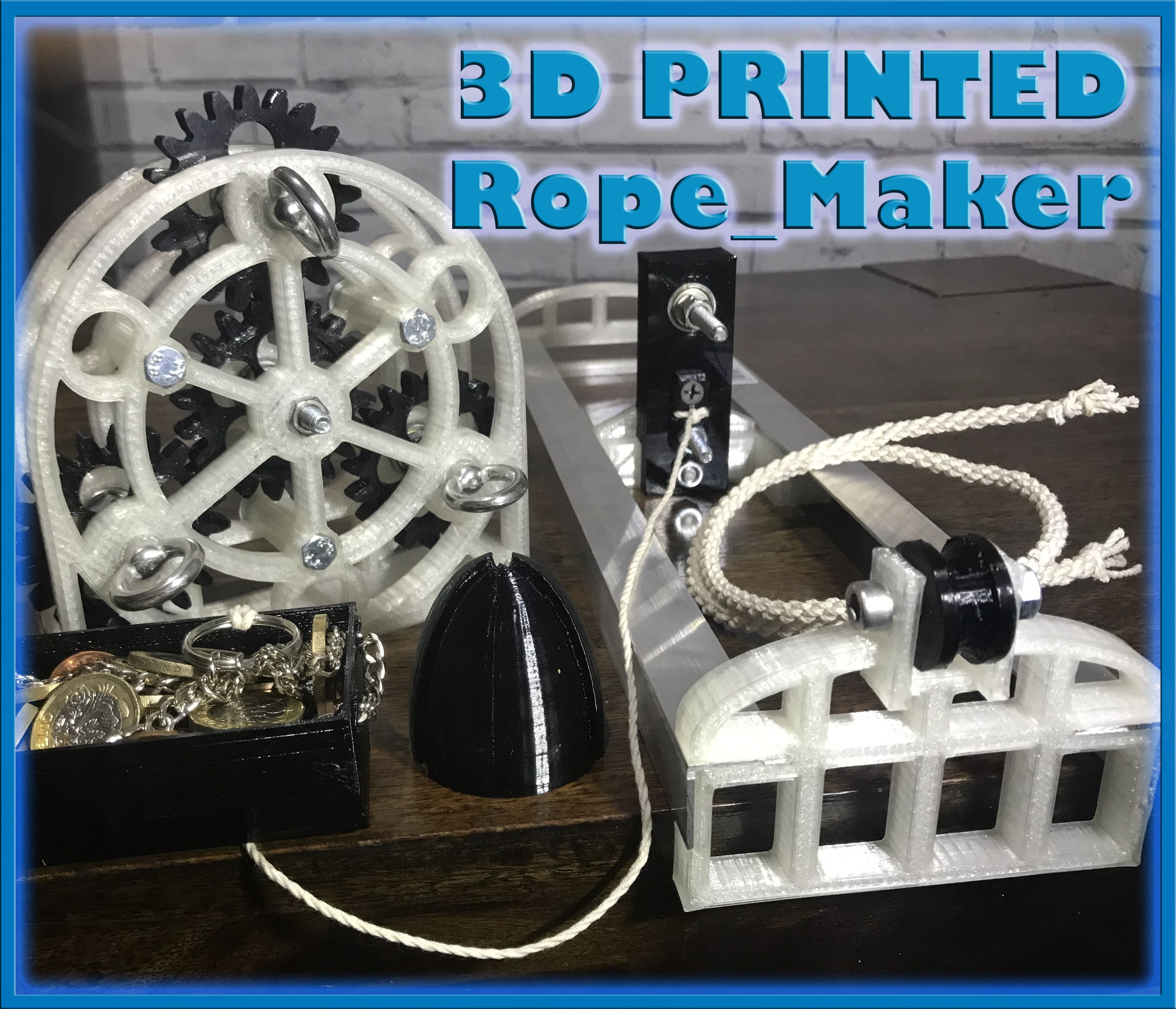 3D Printed Rope Maker : 6 Steps (with Pictures) - Instructables