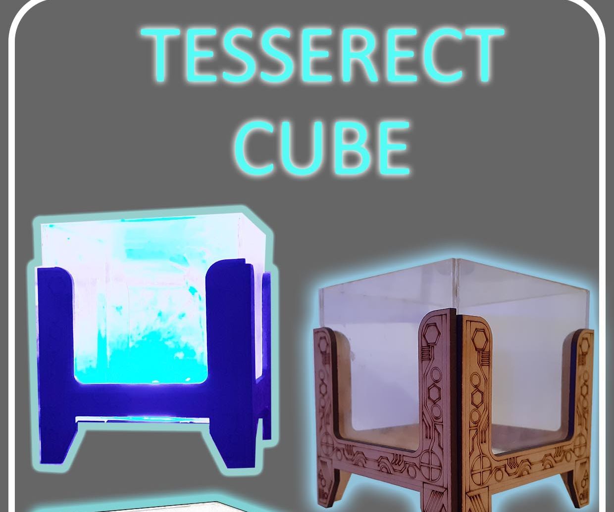 TESSERECT CUBE DESKTOP LAMP : 4 Steps - Instructables