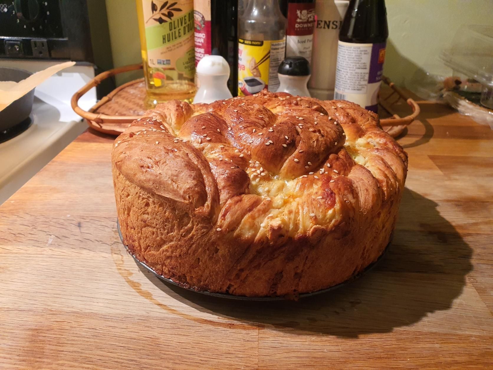 Homemade Macedonian Pogacha (Extremally Soft, Traditional Cheese Bread ...