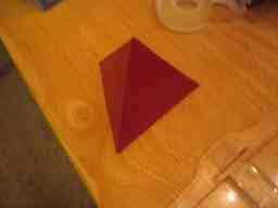 How to Make a Tetrahedron Platonic Solid or a Four Sided D&D Die (dice ...
