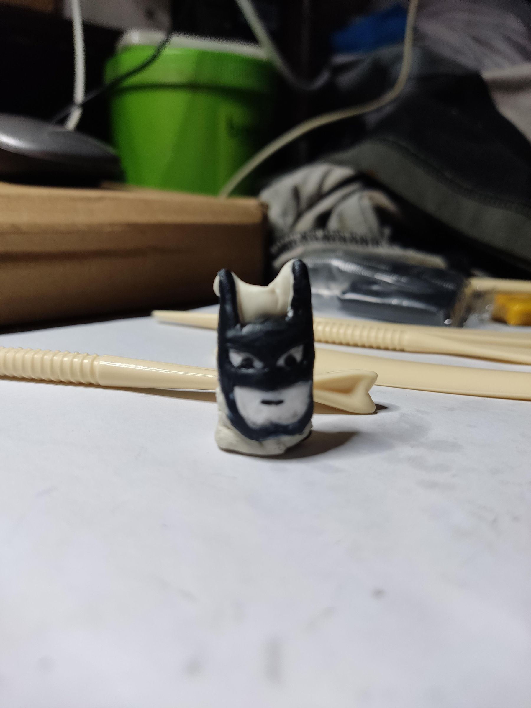 Fast Way Create 2d Batman Head Out of Clay : 7 Steps - Instructables