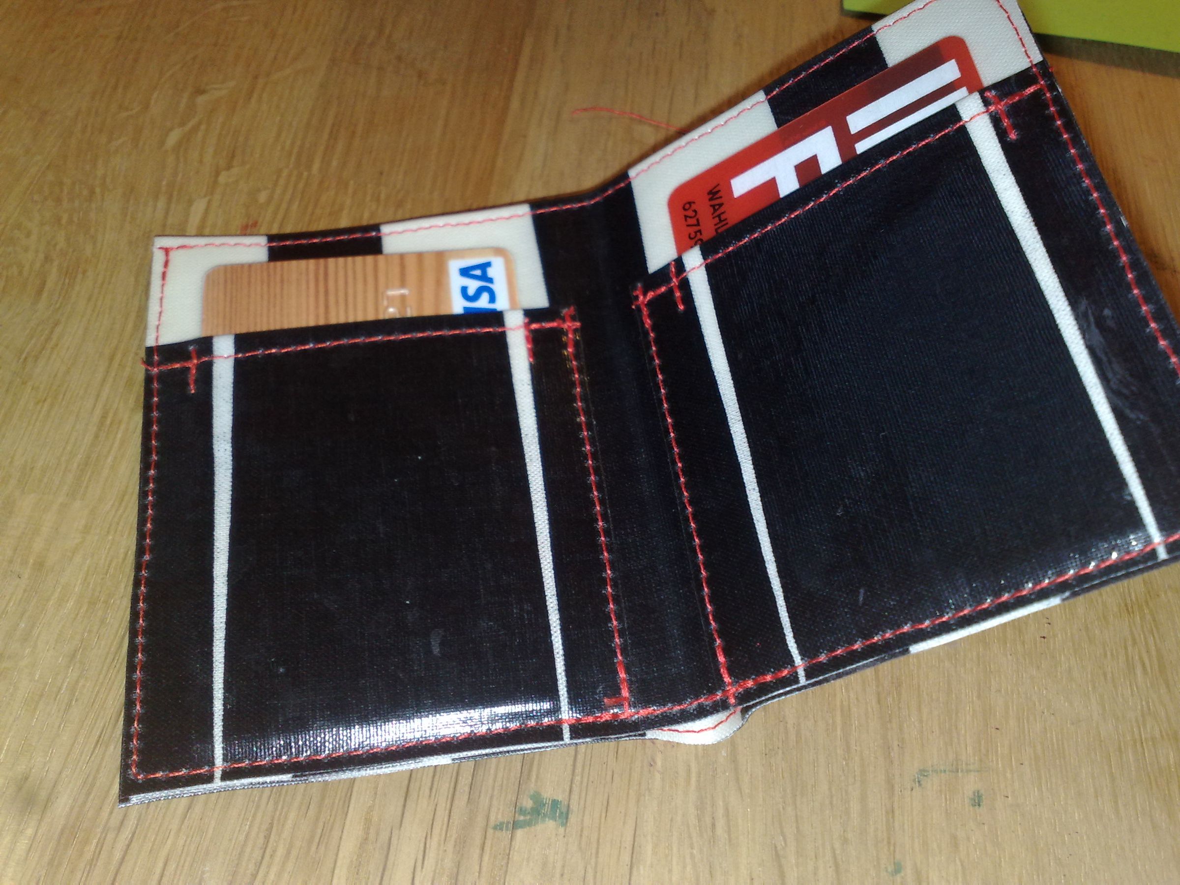 Sew a Snazzy Oilcloth Wallet : 8 Steps - Instructables