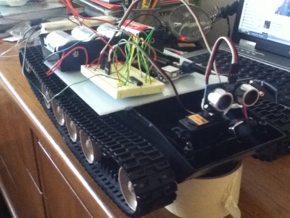Autonomous Arduino Tank (A.A.T) : 7 Steps - Instructables