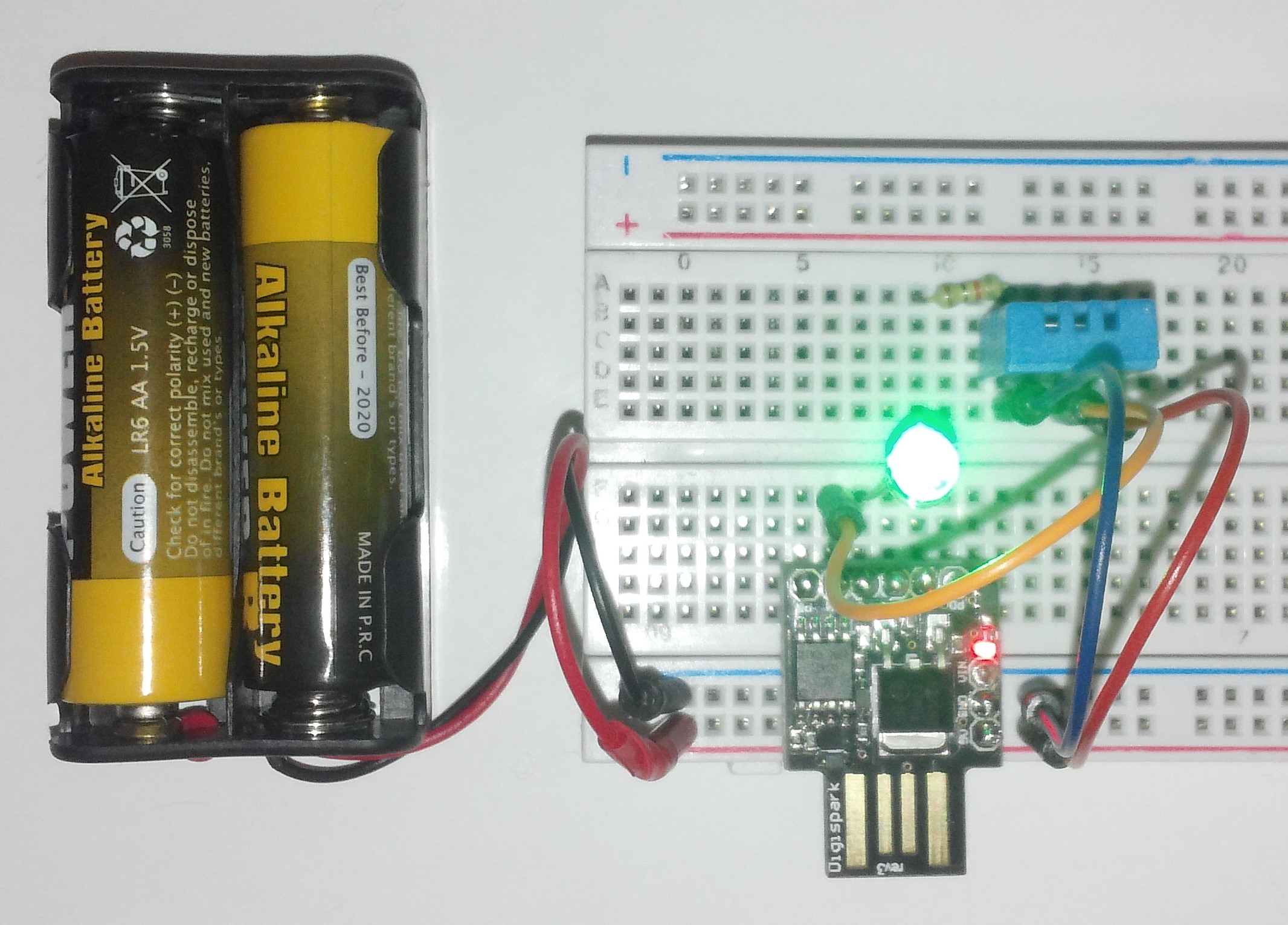 Temperature-Humidity Monitoring Using Digispark USB and RGB Led ...