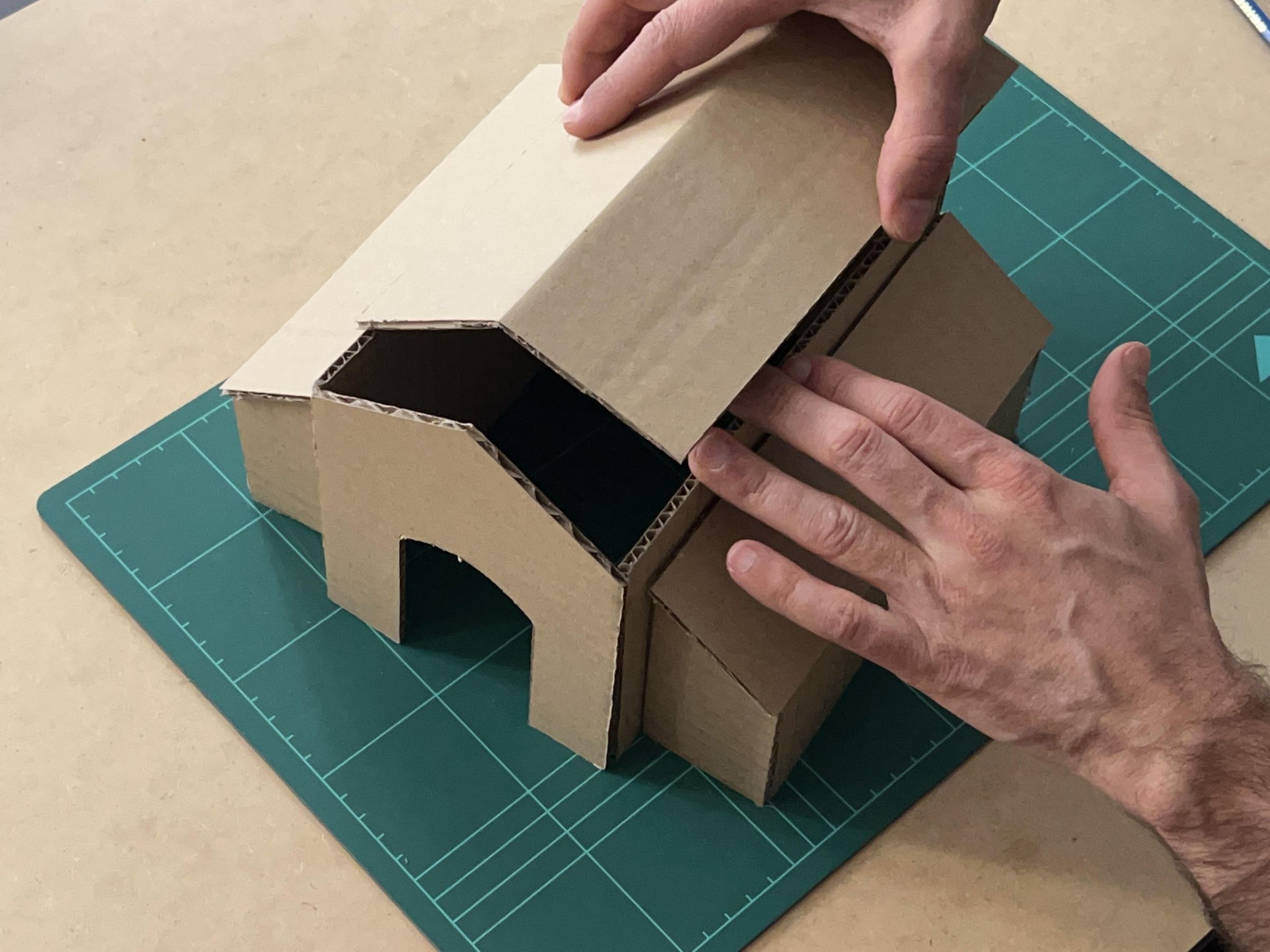 Construyendo Una Maqueta De Cartón : 6 Steps (with Pictures ...