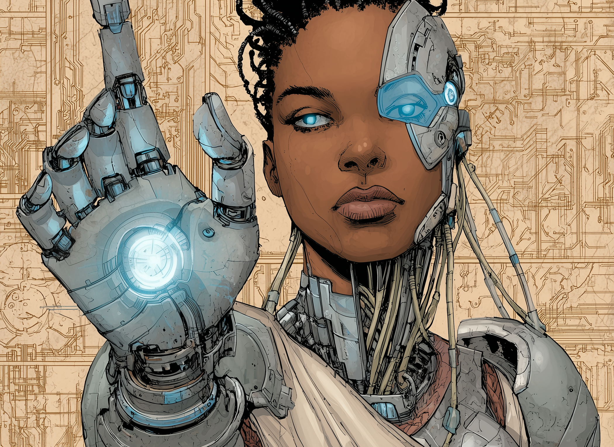 Design a Biomechanical Cyborg : 6 Steps (with Pictures) - Instructables