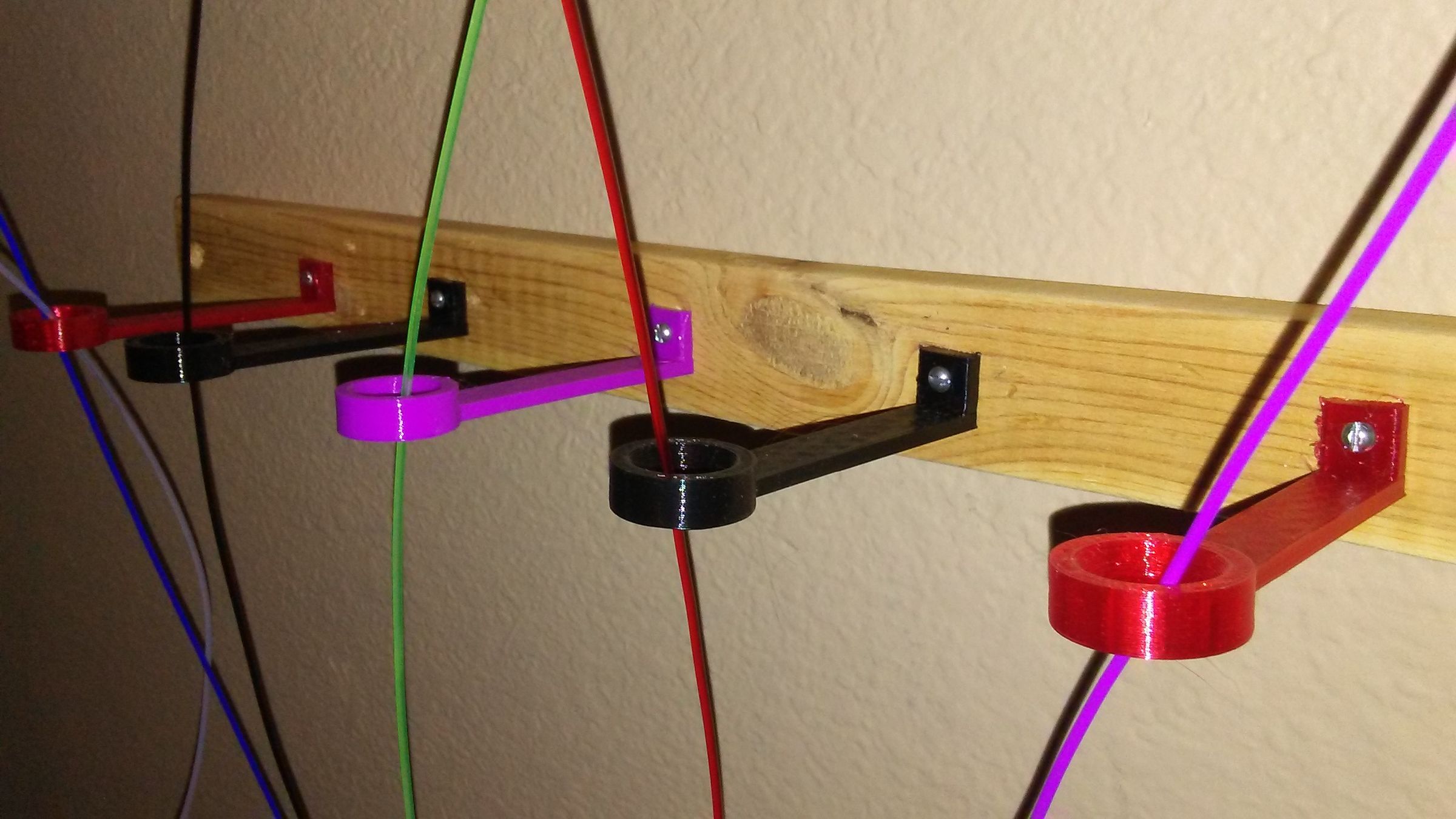 Expanded Spool Holder, Filament Guide, & Spool Hub : 4 Steps (with ...
