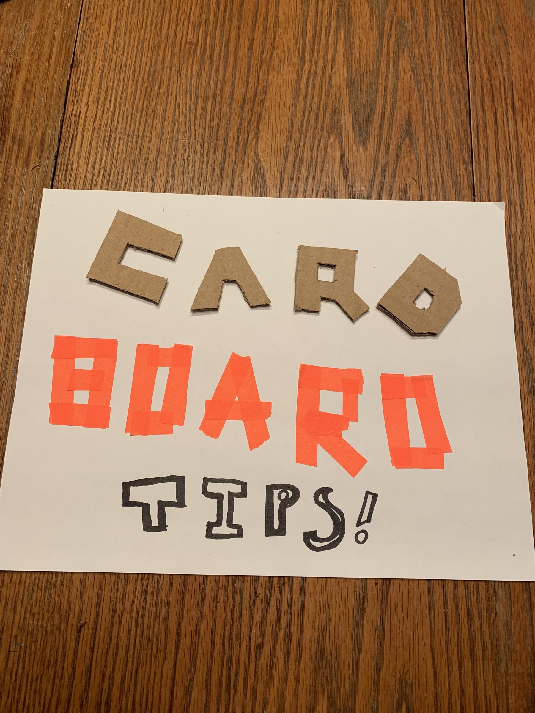 Cardboard Tools You Need! : 5 Steps - Instructables