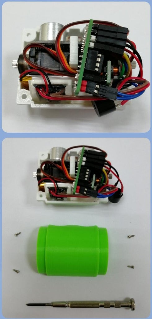 Arduino 3d Printed Can Robot One More Object Avoiding Robot 5 Steps
