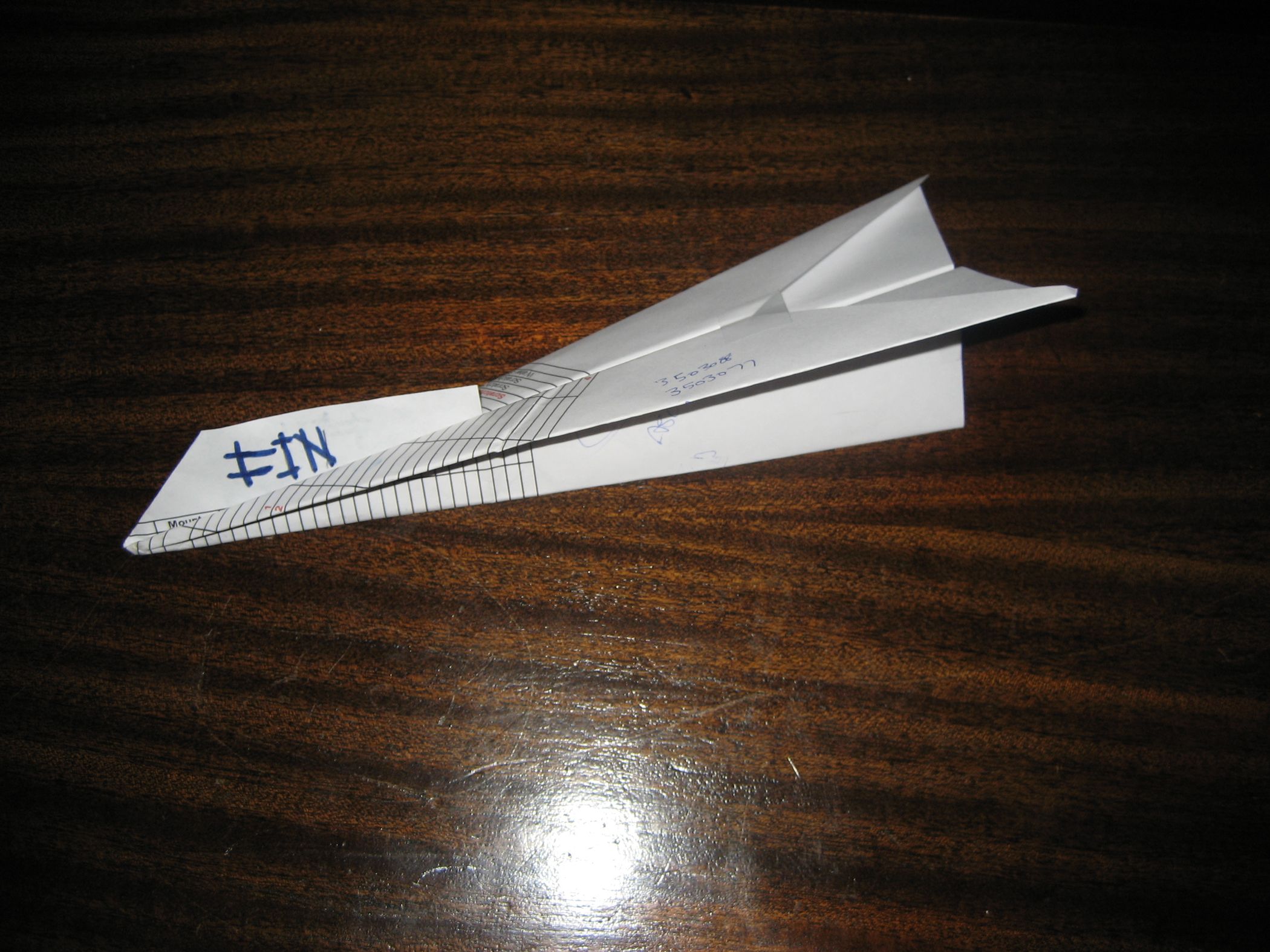 The Fin Paper Airplane : 5 Steps - Instructables