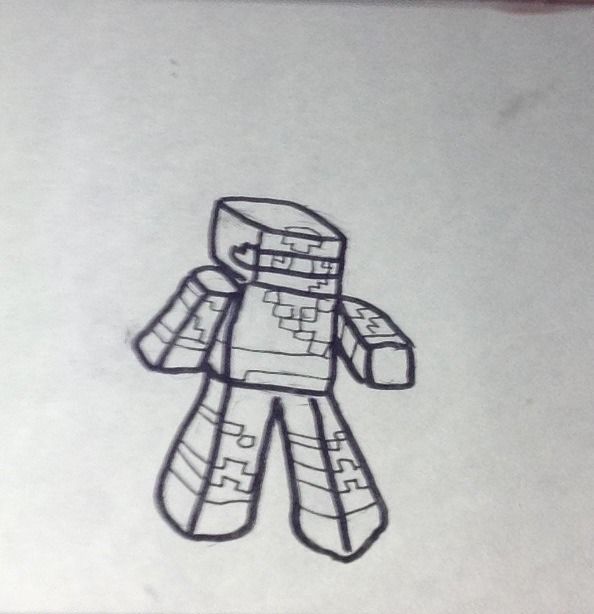 How to Draw Minecraft Players the Crafthead Style : 5 Steps - Instructables