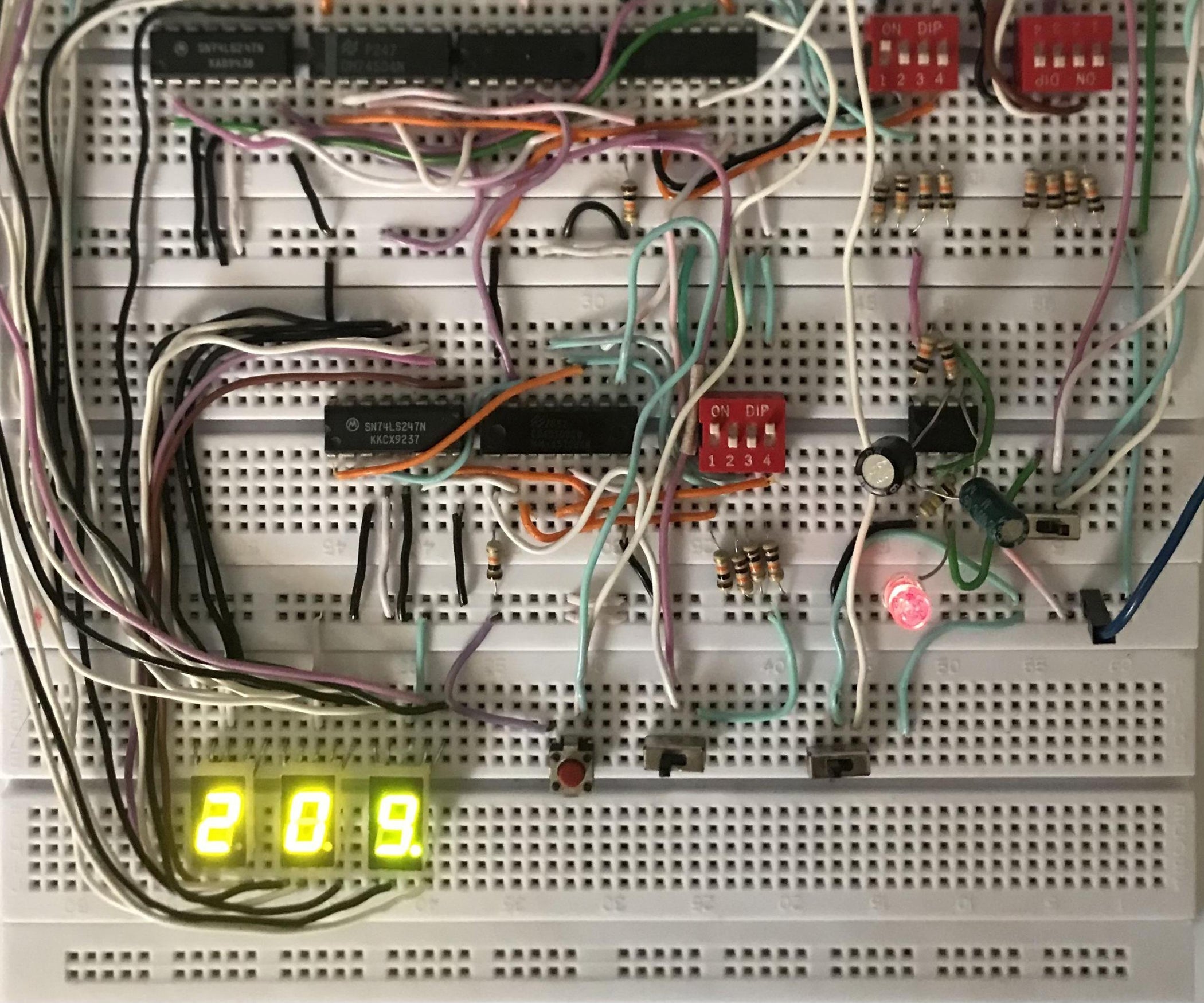 3-Digit Odd Counter Using D-FLip Flops IC's, Digital Logic Design ...