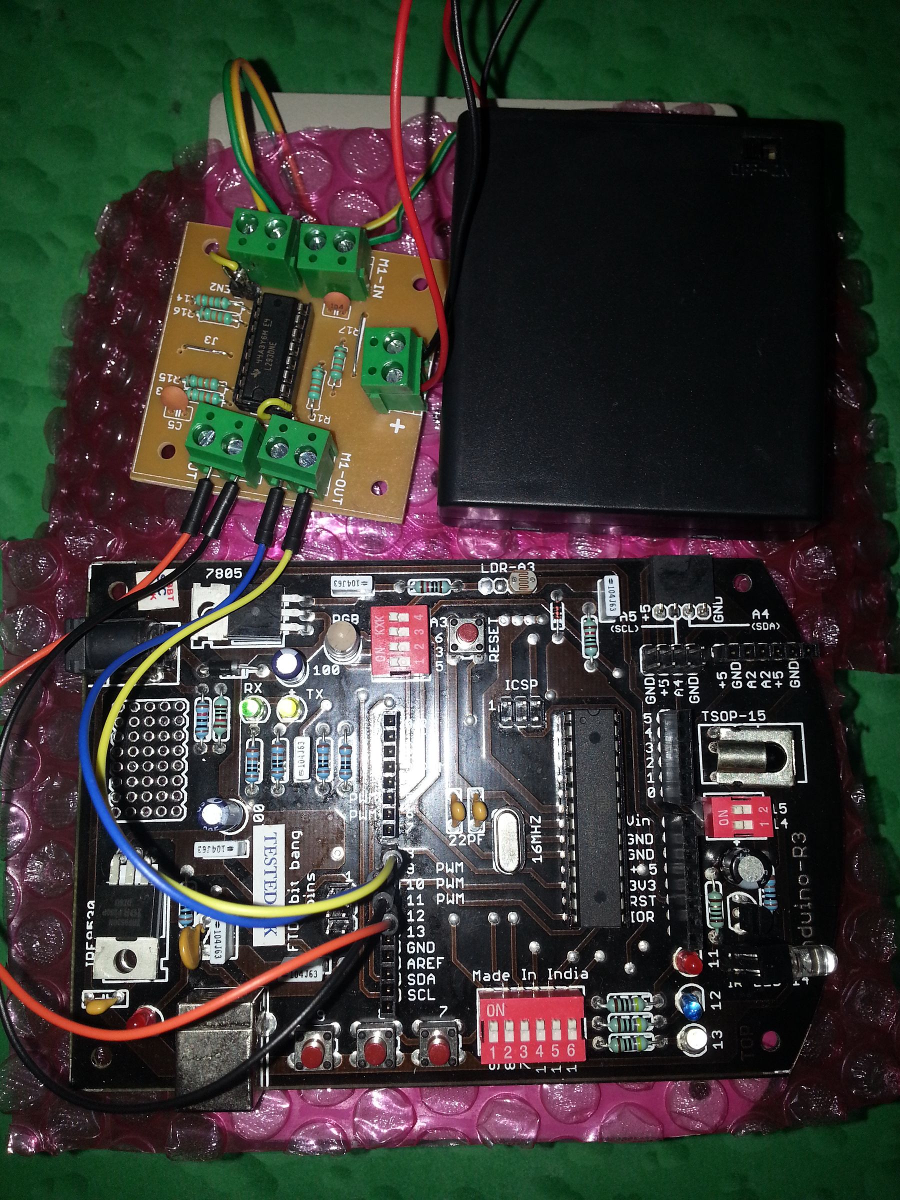 Arduino Autonomous Robot (Land Rover / Car) Stage1Model2 : 23 Steps ...