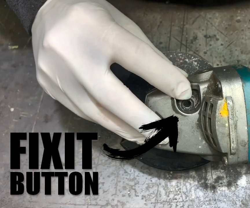 How to Create or Fix a Lock Button for a Grinder Makita : 5 Steps ...