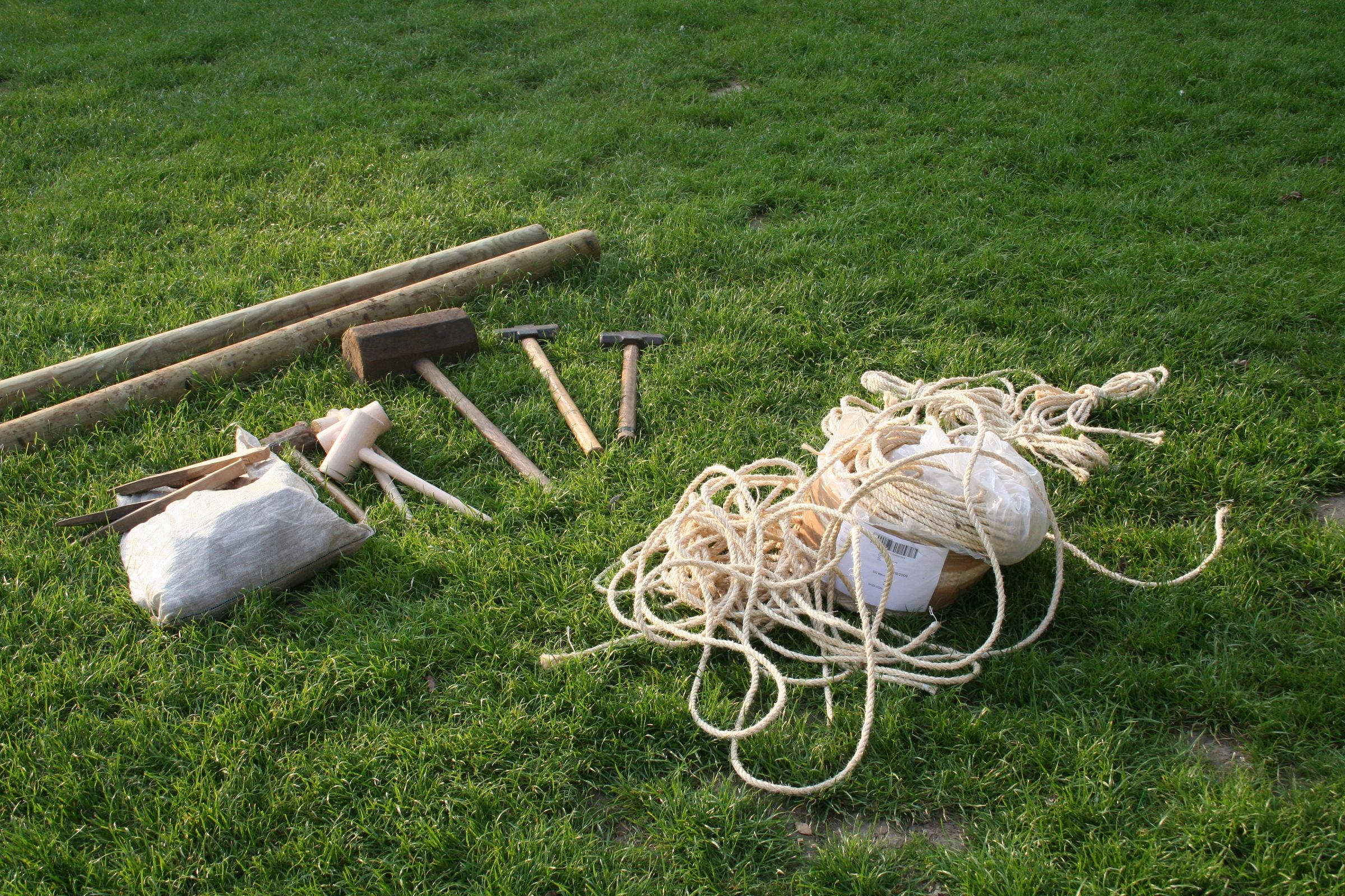 Simple Pioneering - Build a Swing From Wood Poles! : 5 Steps (with ...