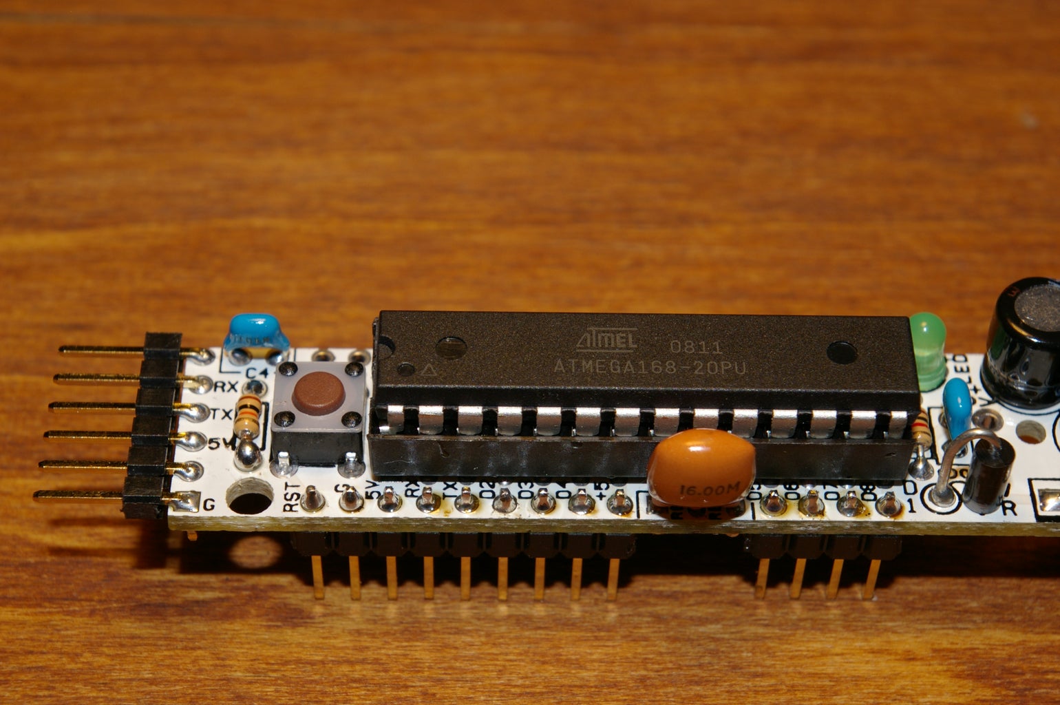 Assembling The Really Bare Bones Board Rbbb Arduino Clone Updated 16 Steps Instructables