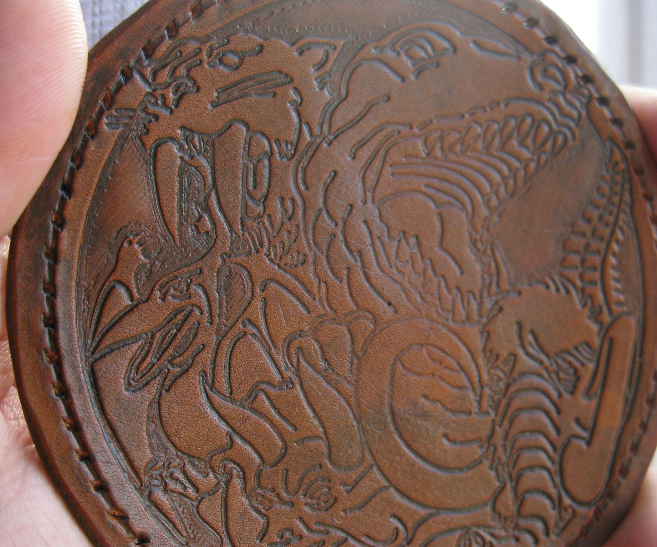 Make a Custom Leather Crest Using 3D Printing (large Size 4") : 6 Steps ...