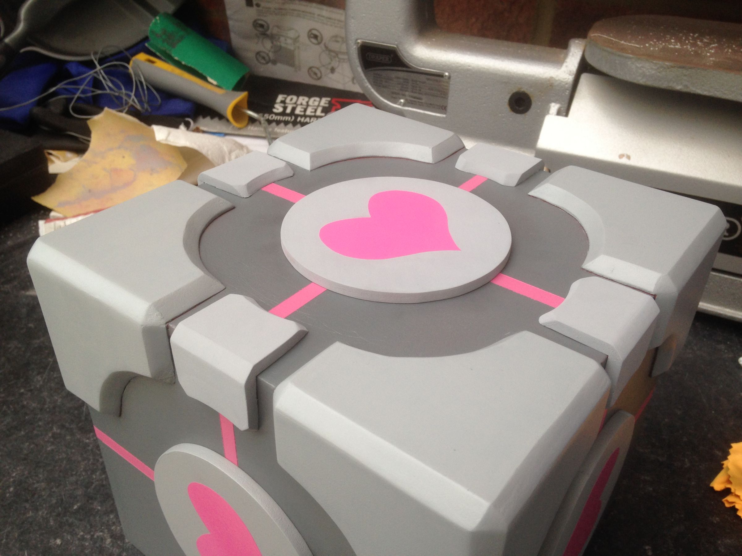 Portal: Companion Cube Storage Box : 9 Steps (with Pictures ...