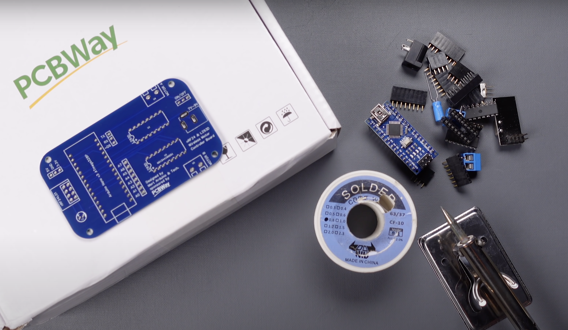 Wireless Arduino Motor Driver and Joystick Controller (nRF24L01 and ...