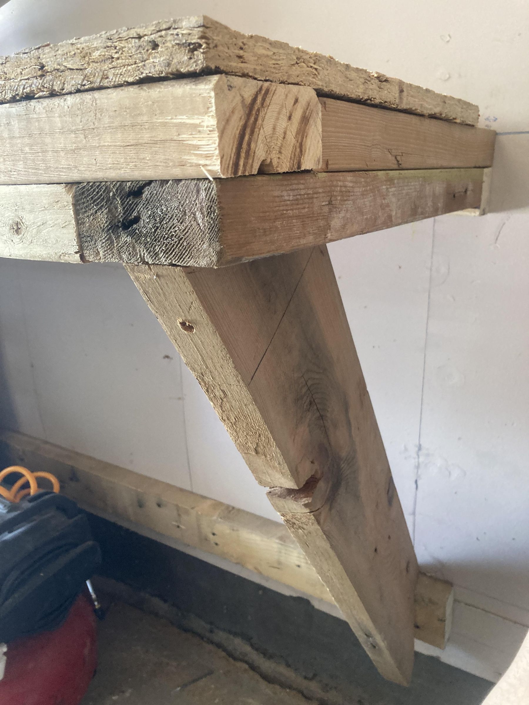Wall Mounted Wooden Workbench: a Beginner's Project With Pictures : 6 ...