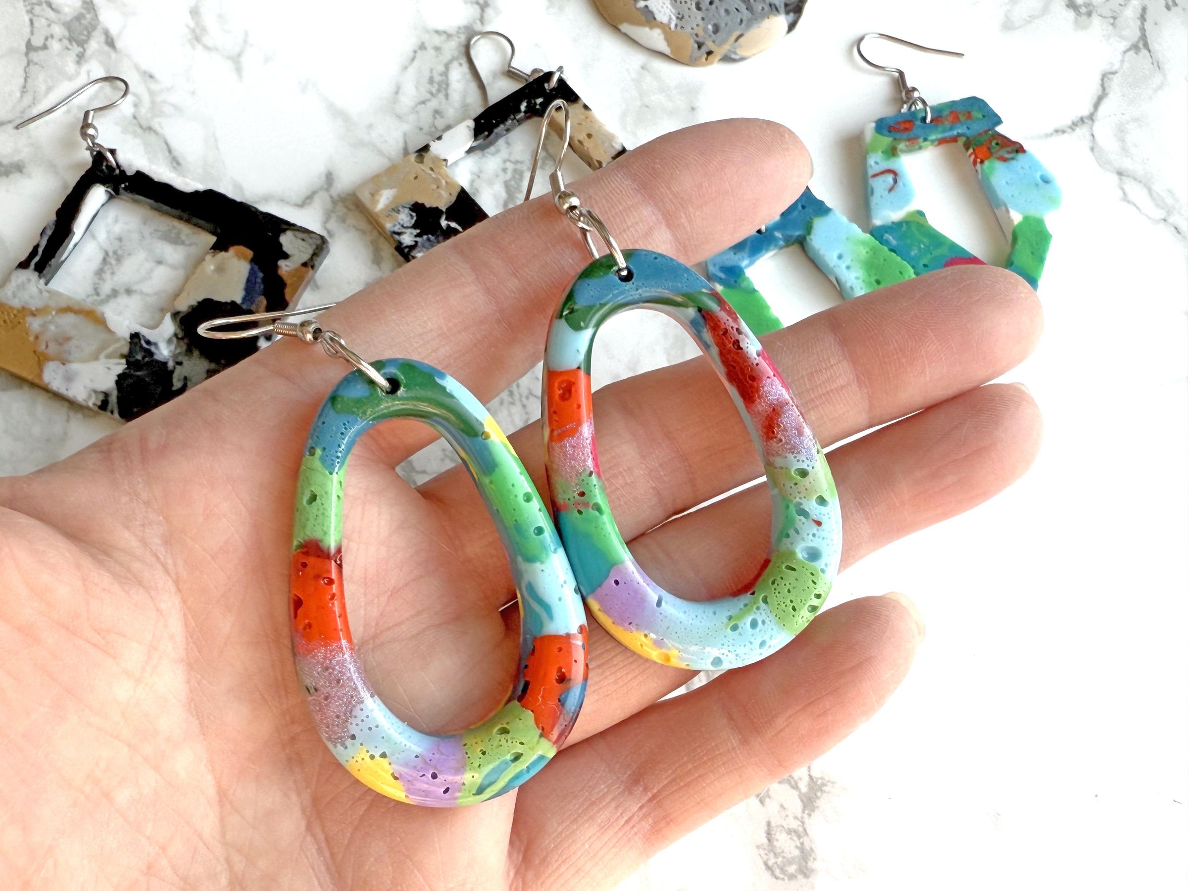 Melted Filament Scraps Earrings : 6 Steps (with Pictures) - Instructables
