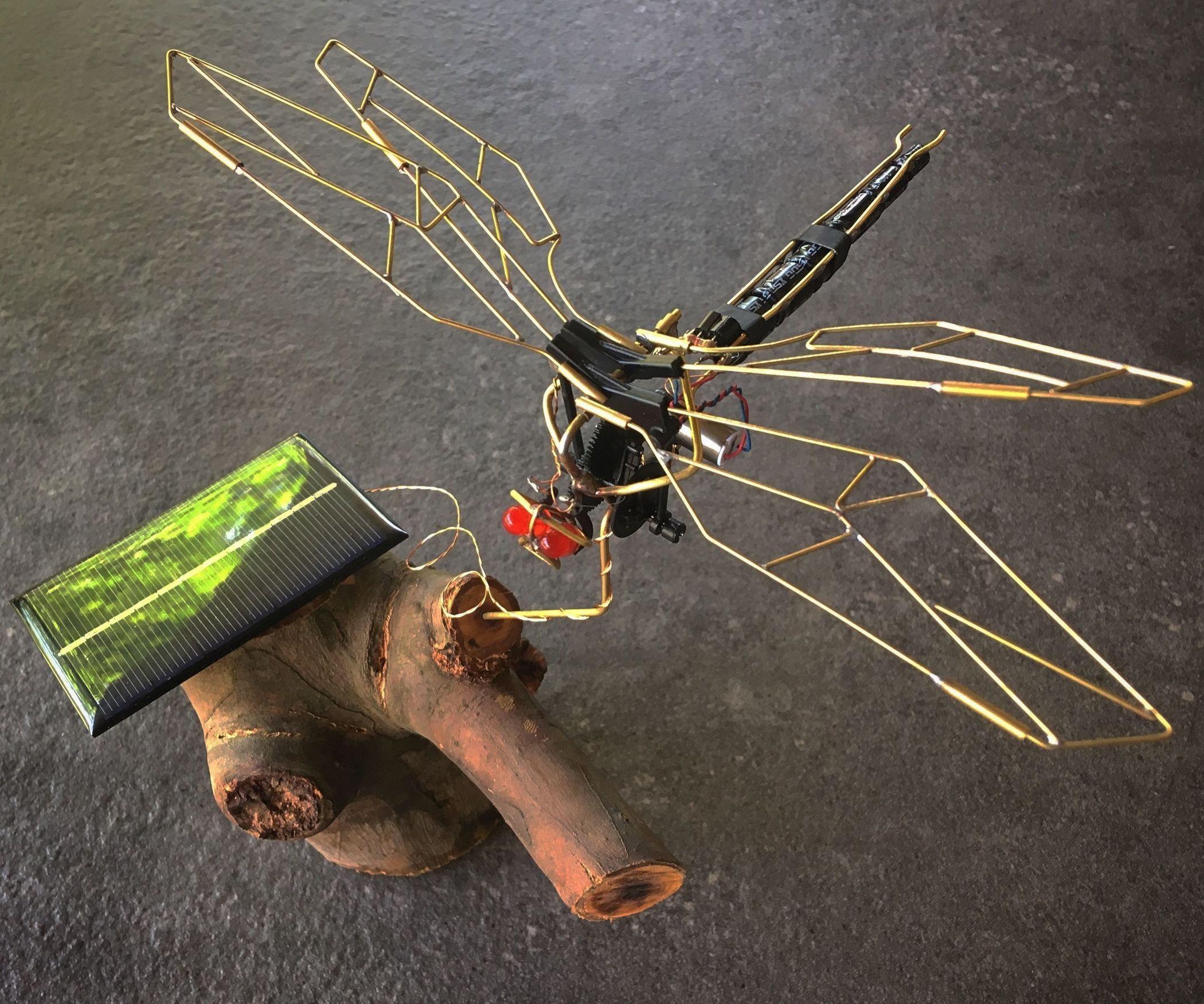 Flapping Dragonfly BEAM Robot From a Broken RC Toy : 14 Steps (with ...